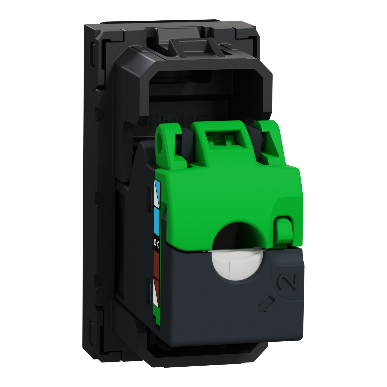 NU341454 - Data socket, New Unica, mechanism, RJ45, U/UTP, straight ...