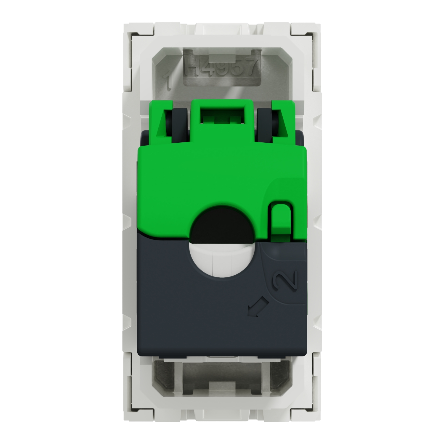 NU341418 - New Unica - 1 x RJ45 socket - 1 m - Cat. 6 - UTP - straight ...