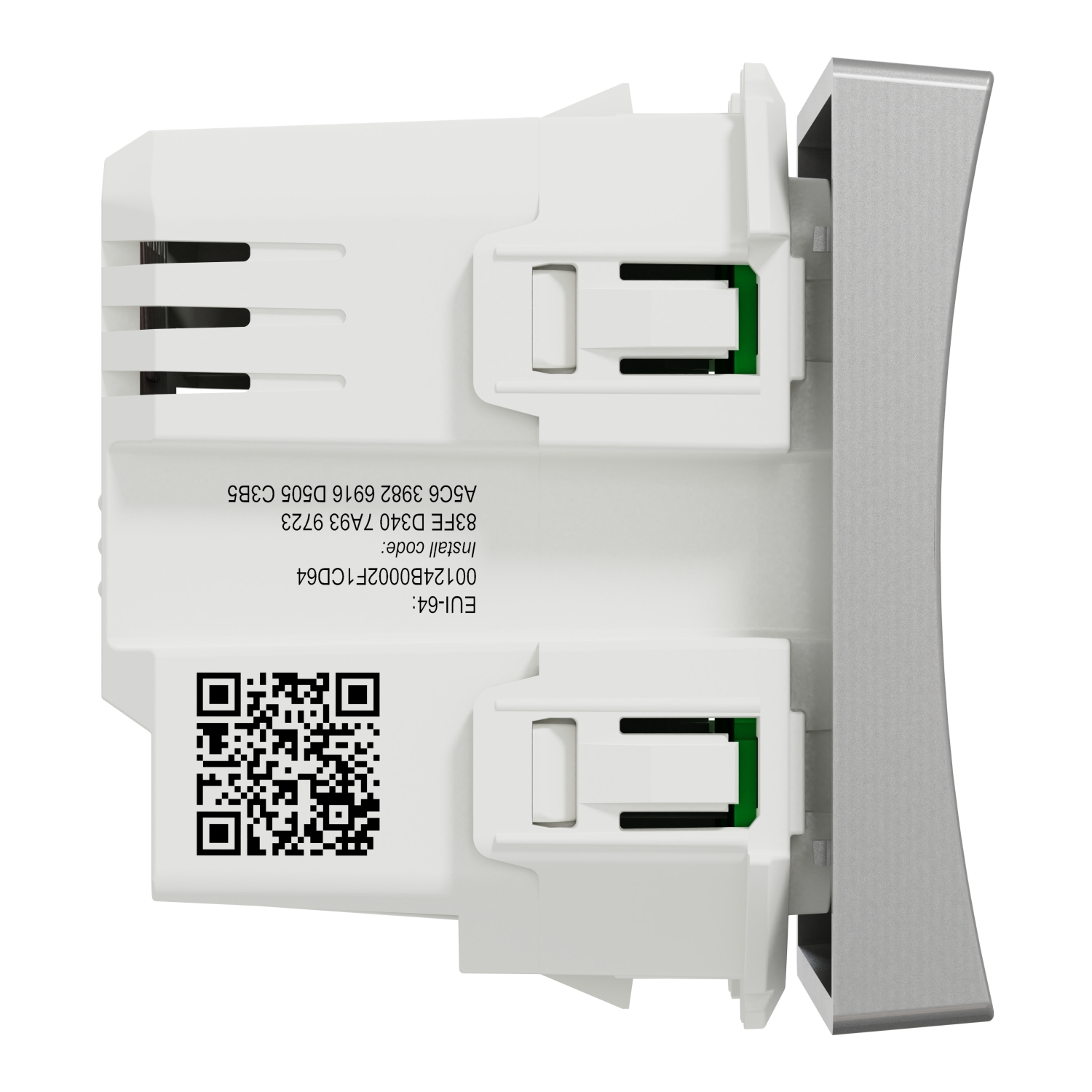 NU350930 - Connected shutter control, New Unica, Wiser, aluminium ...