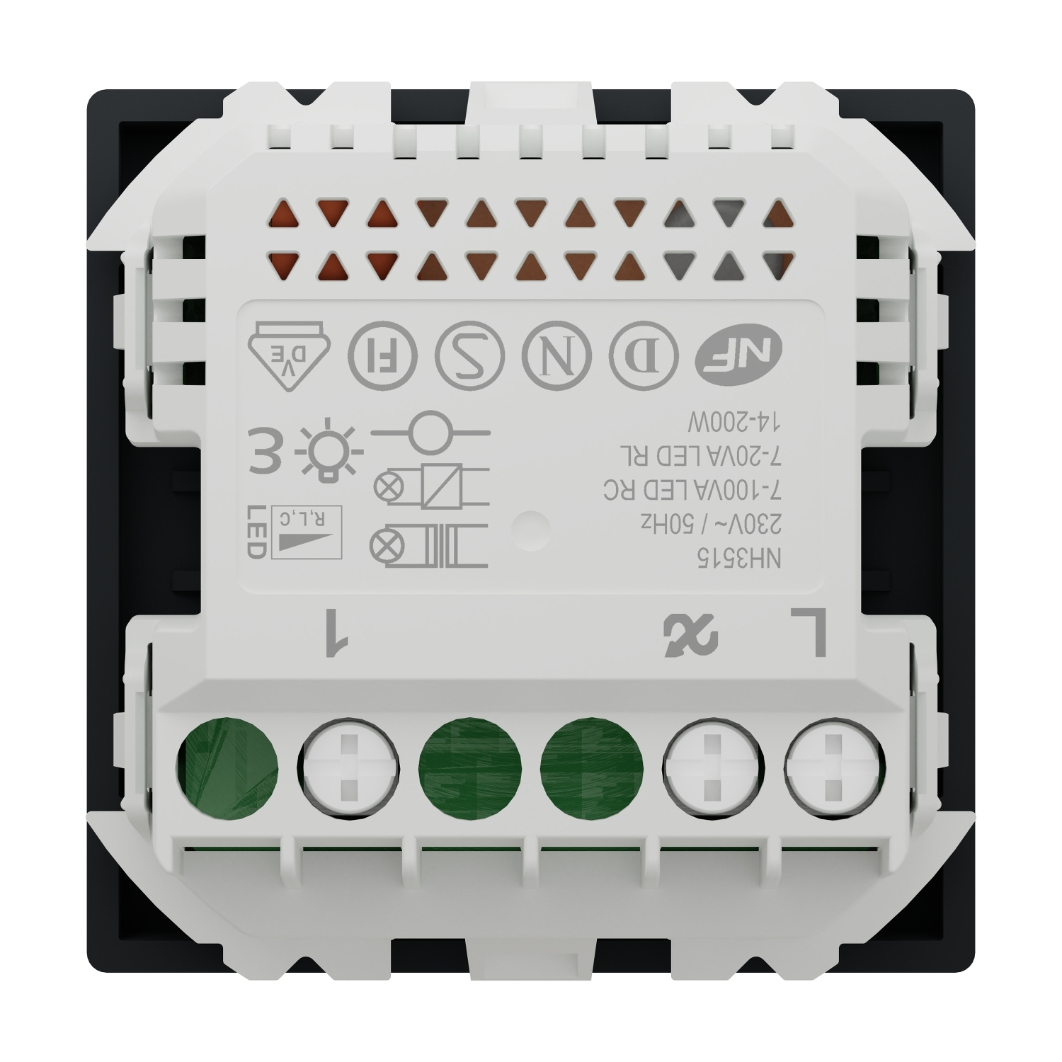 NU351554 - New Unica - dimmer - push type - LED - Wiser App ...