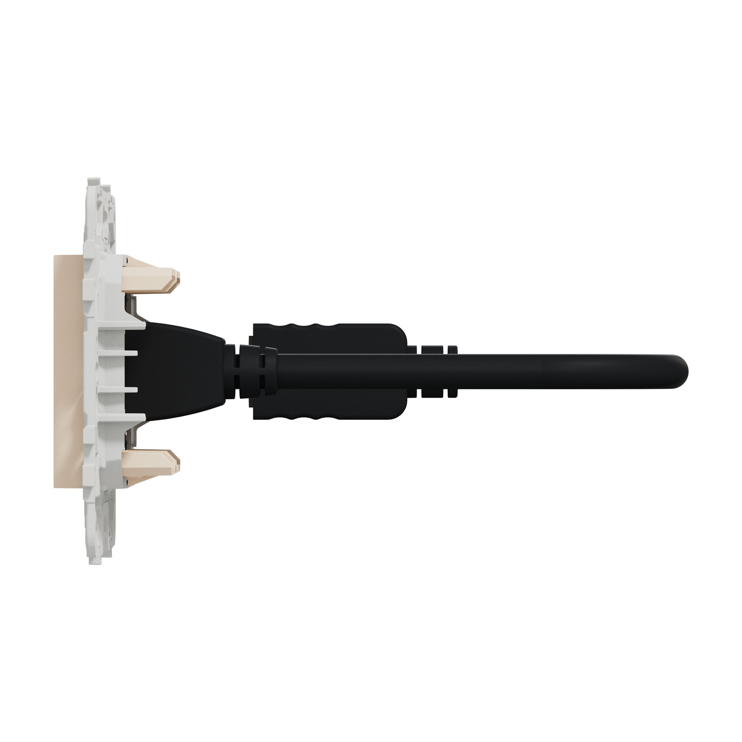 NU543044 - New Unica - HDMI connector prewired - with fixig frame - 2 ...