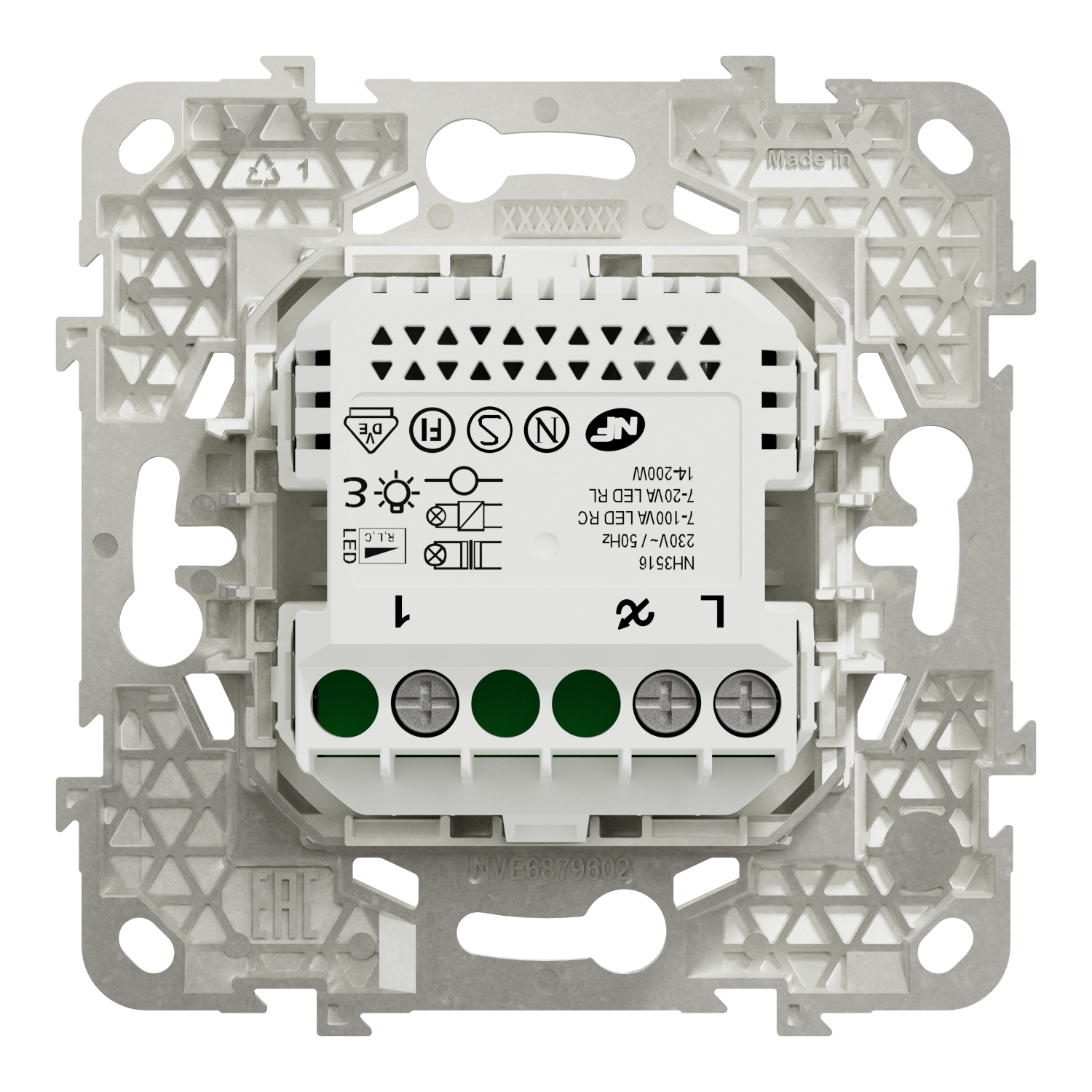NU552718 - Connected motion sensor with universal push-button dimmer ...