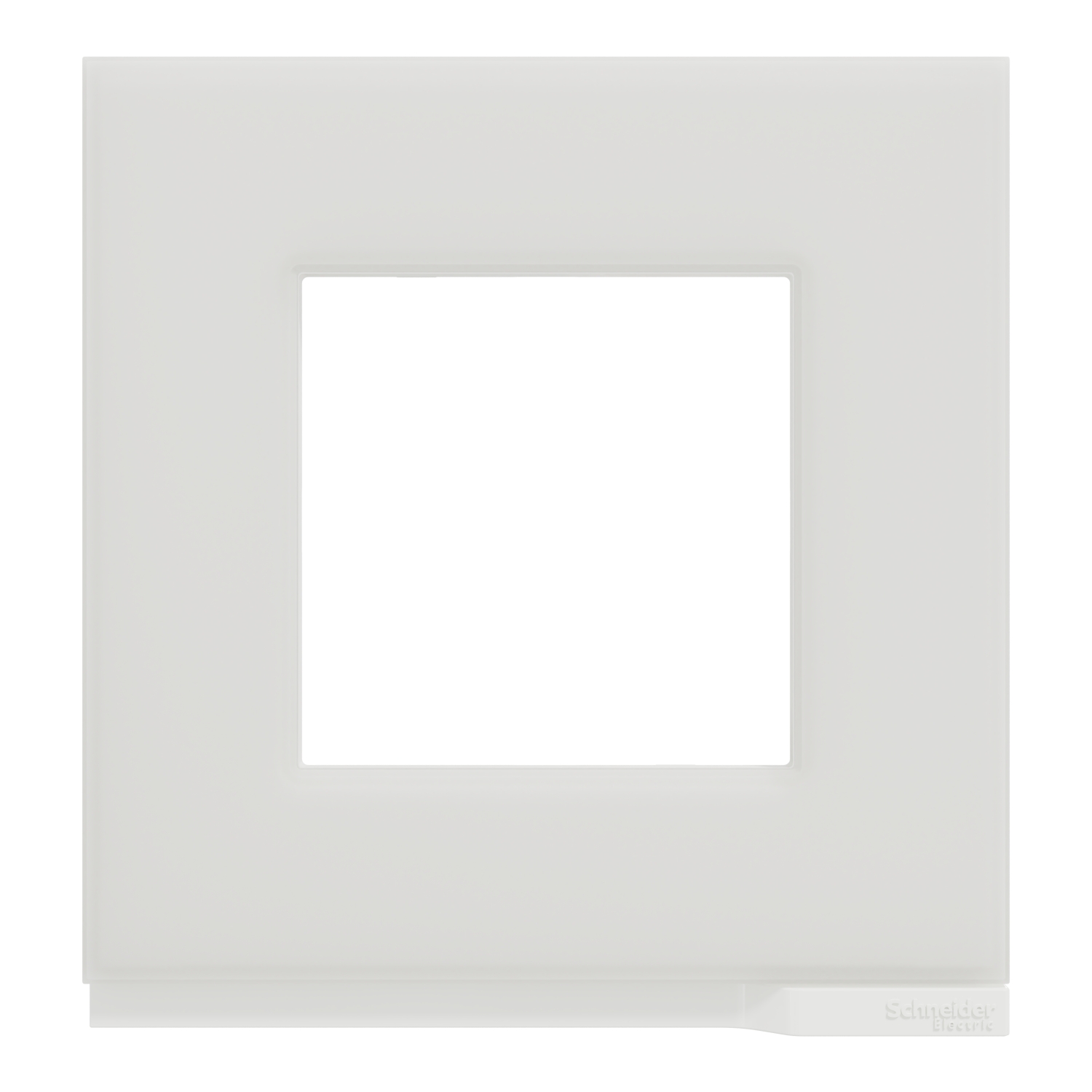 NU600285 - Yeni Unica, Pure Tekli Çerçeve Buzlu Cam, Beyaz | Schneider ...