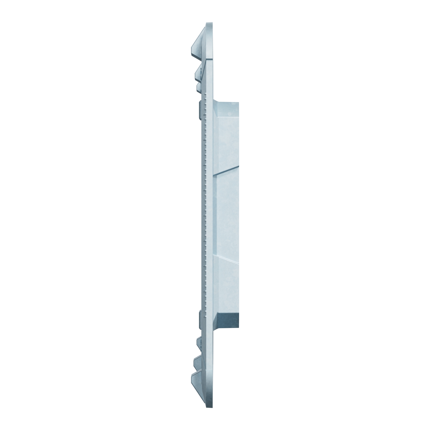 NU7107 - Fixing frame, New Unica, Zamak, with screws, 7 modules ...