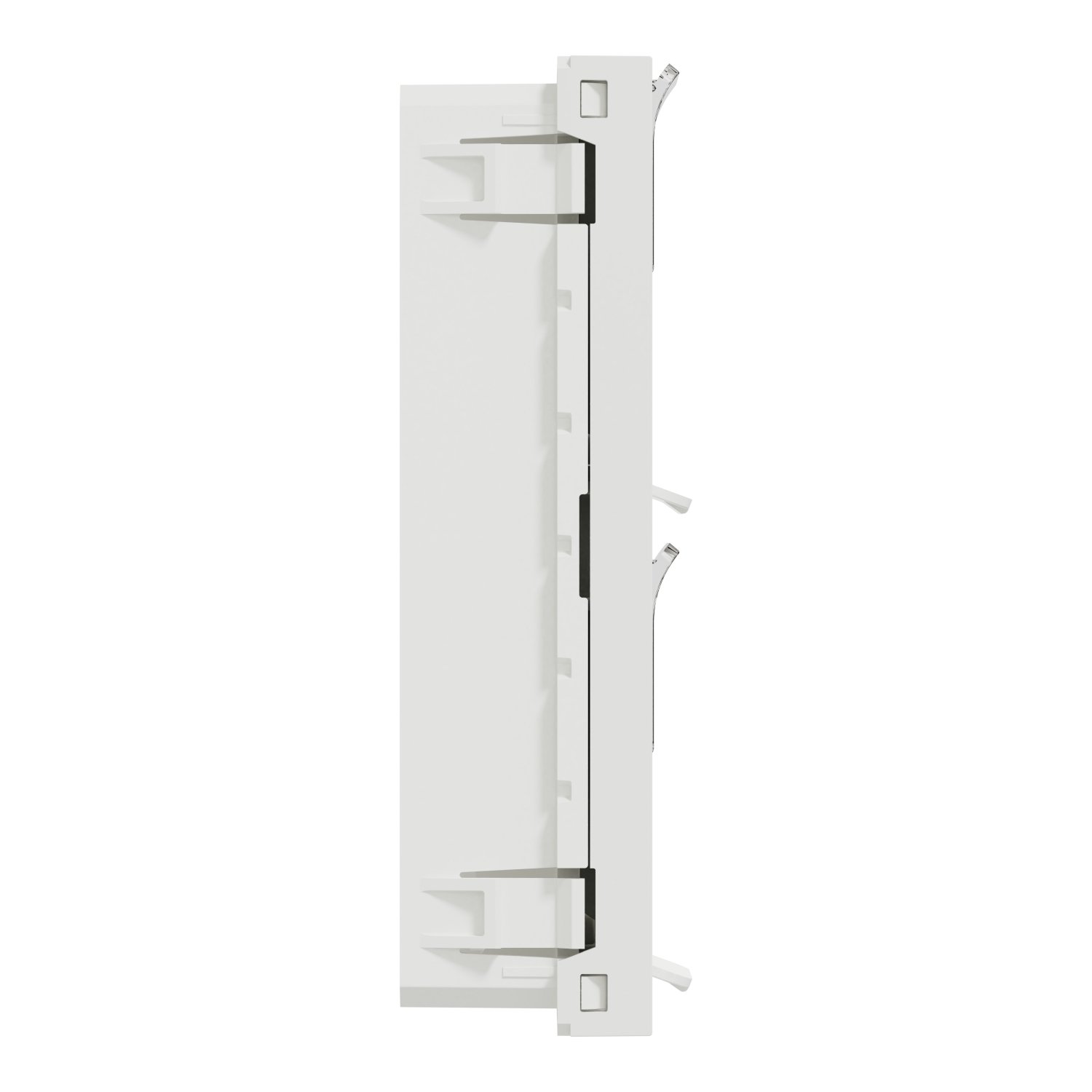 NU946220 - Central plate, New Unica, for RJ45, 2x Keystone/Systimax, 4 ...