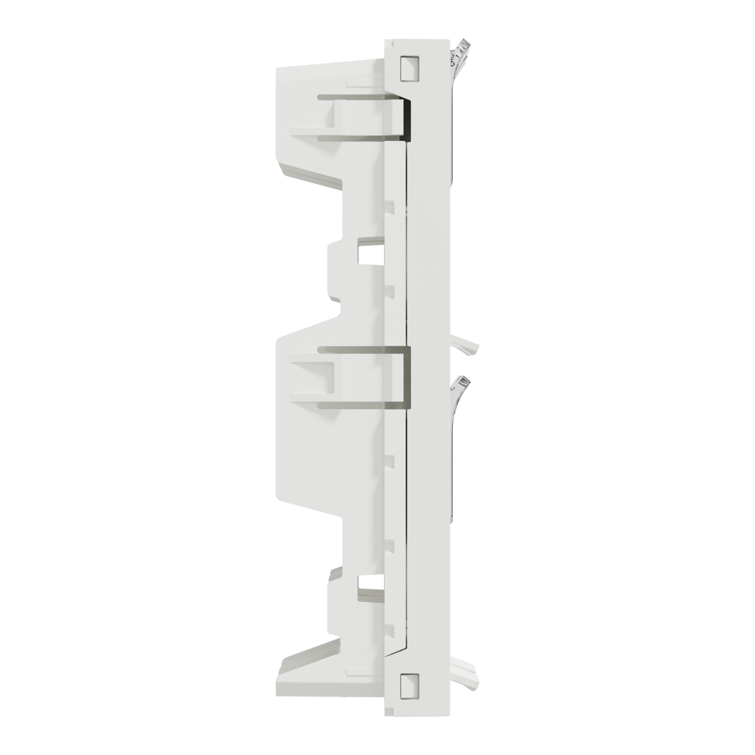 NU946320 - Central plate, New Unica, for RJ45, 4x Keystone/Systimax, 4 ...