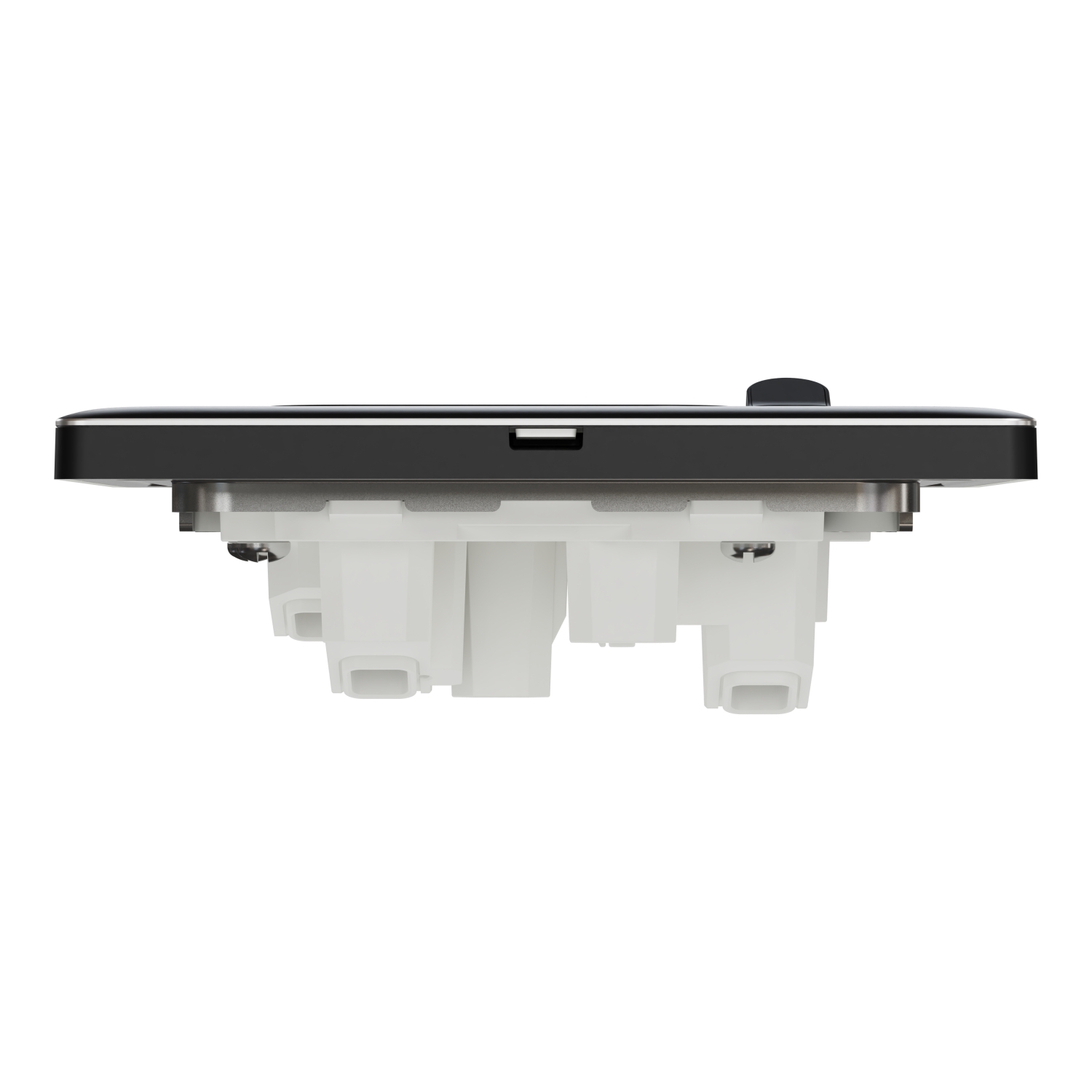 NUX15N_JB - Switched socket, Unica X, 13A, 250V, 1 gang, with LED, jet black | Schneider ...