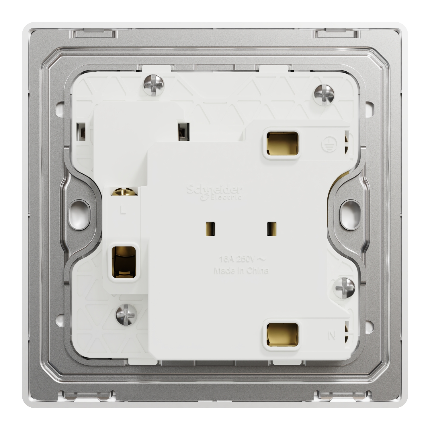 NUX15TSN_DB - Switched socket, Unica X, 16A, 250V, with LED, dark bronze | Schneider Electric UAE