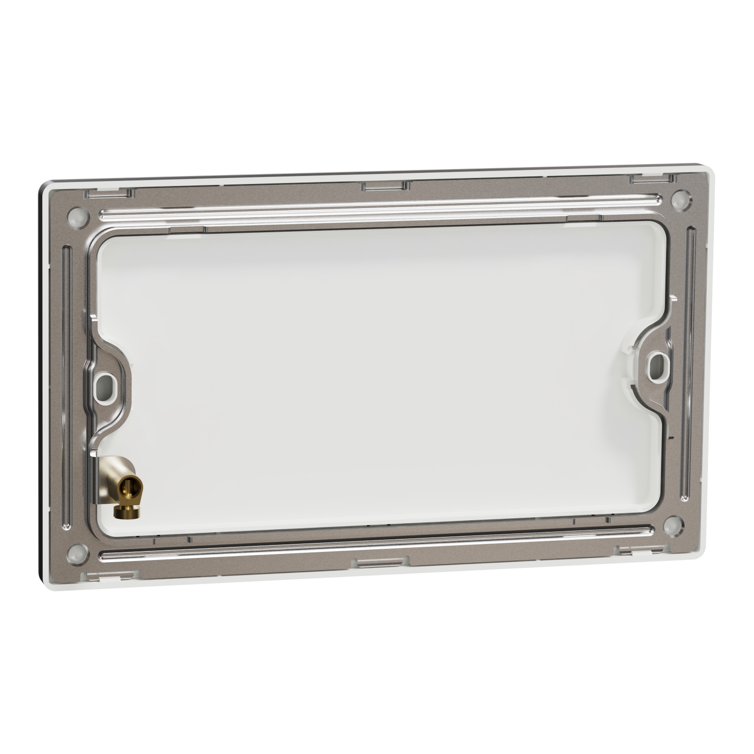 NUX30TX_JB - Blank plate, Unica X, 2 gangs, matt, jet black | Schneider ...