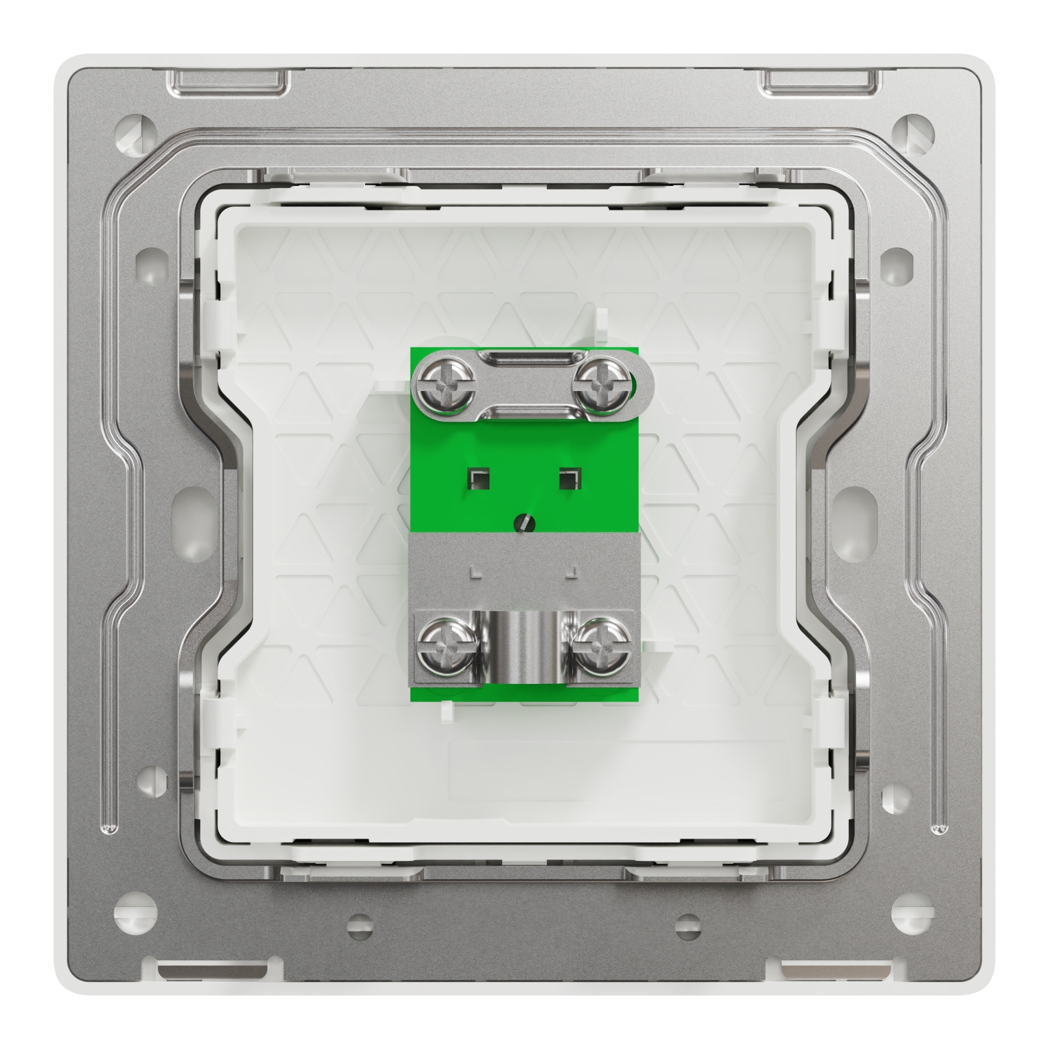 NUX31SAT_DG - Satellite socket, Unica X, F-connector, dark grey ...