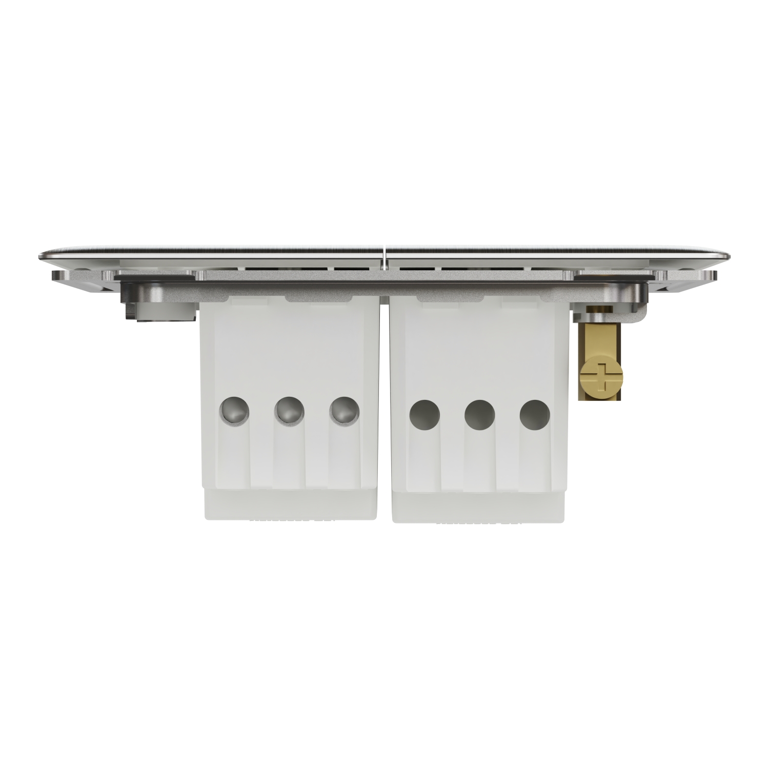 NUX32RUD250_SS - Dimmer, Unica X, 2 way, 2 gangs, 250W, push button ...
