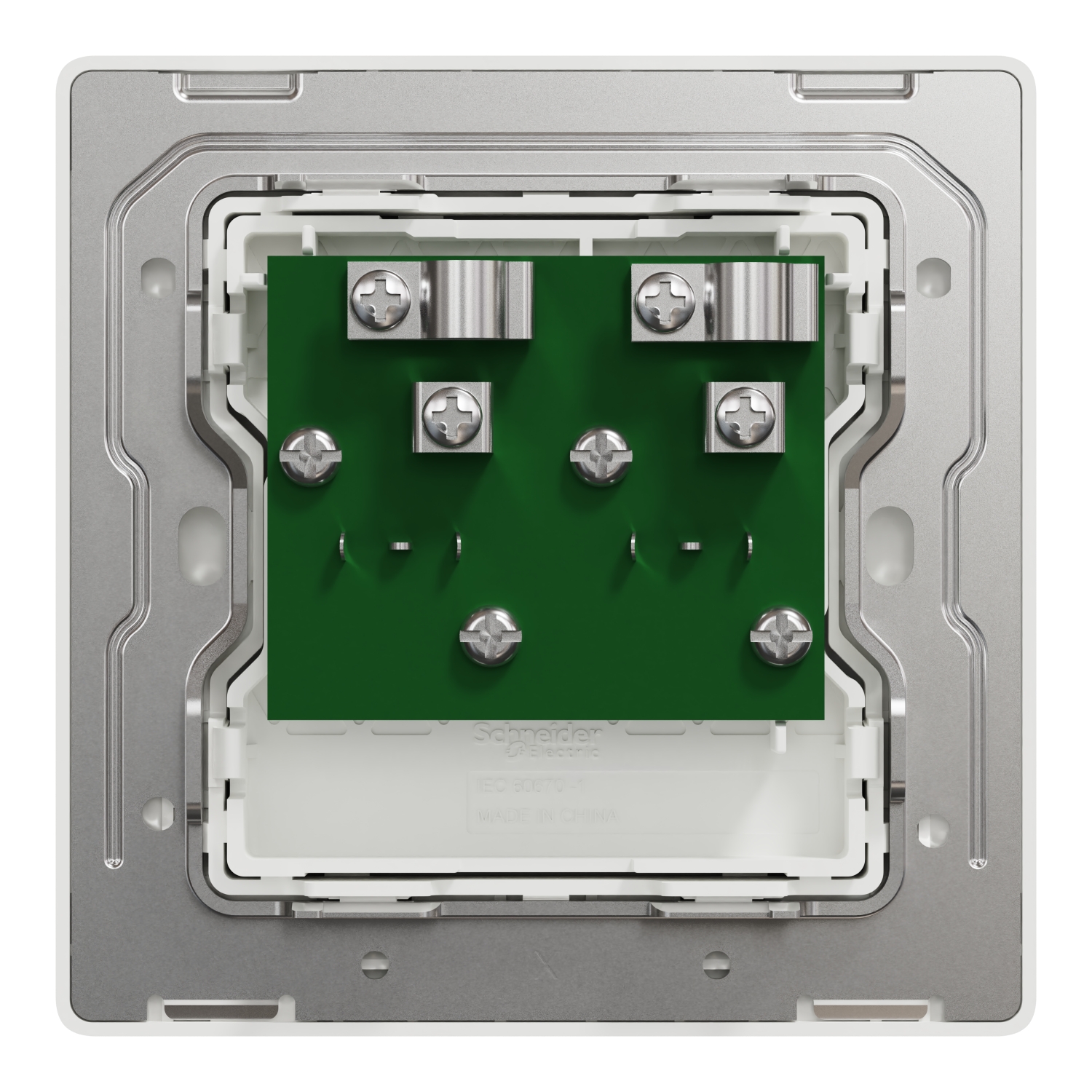 NUX32TVFMM_AB - TV/FM socket, Unica X, 2 gangs, with TV-R module, antique brass | Schneider ...