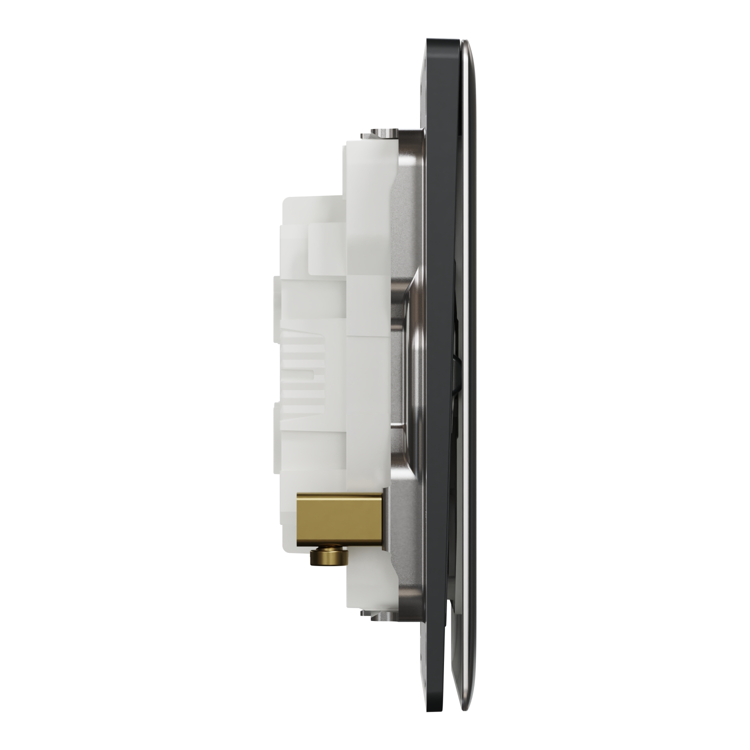 NUX32_PR_DG - Momentary switch, Unica X, 10A, 250V, 2 gangs, dark grey | Schneider Electric UAE