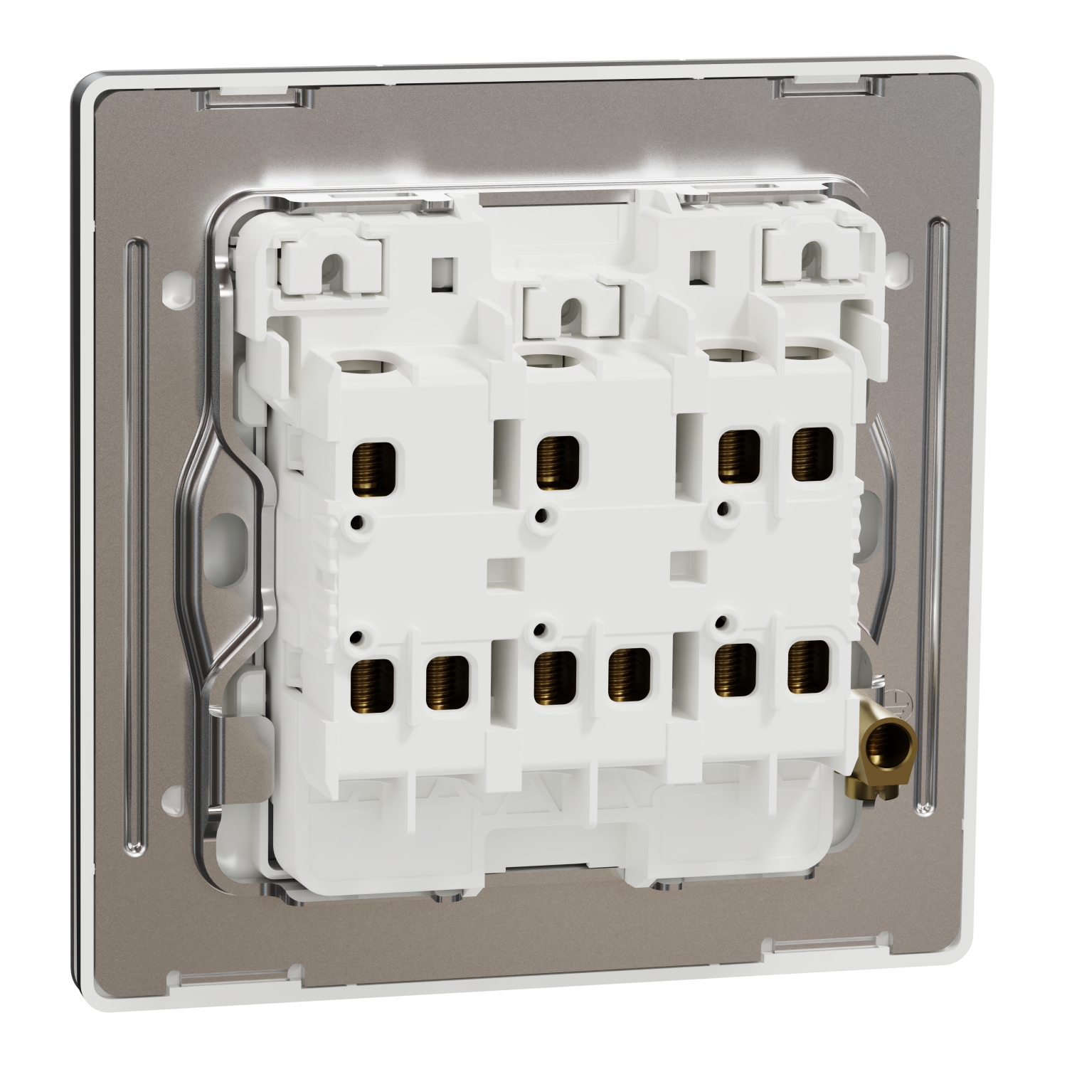 NUX33_2N_DG - Switch, Unica X, 2 way, 16AX, 250V, 3 gangs, with LED ...