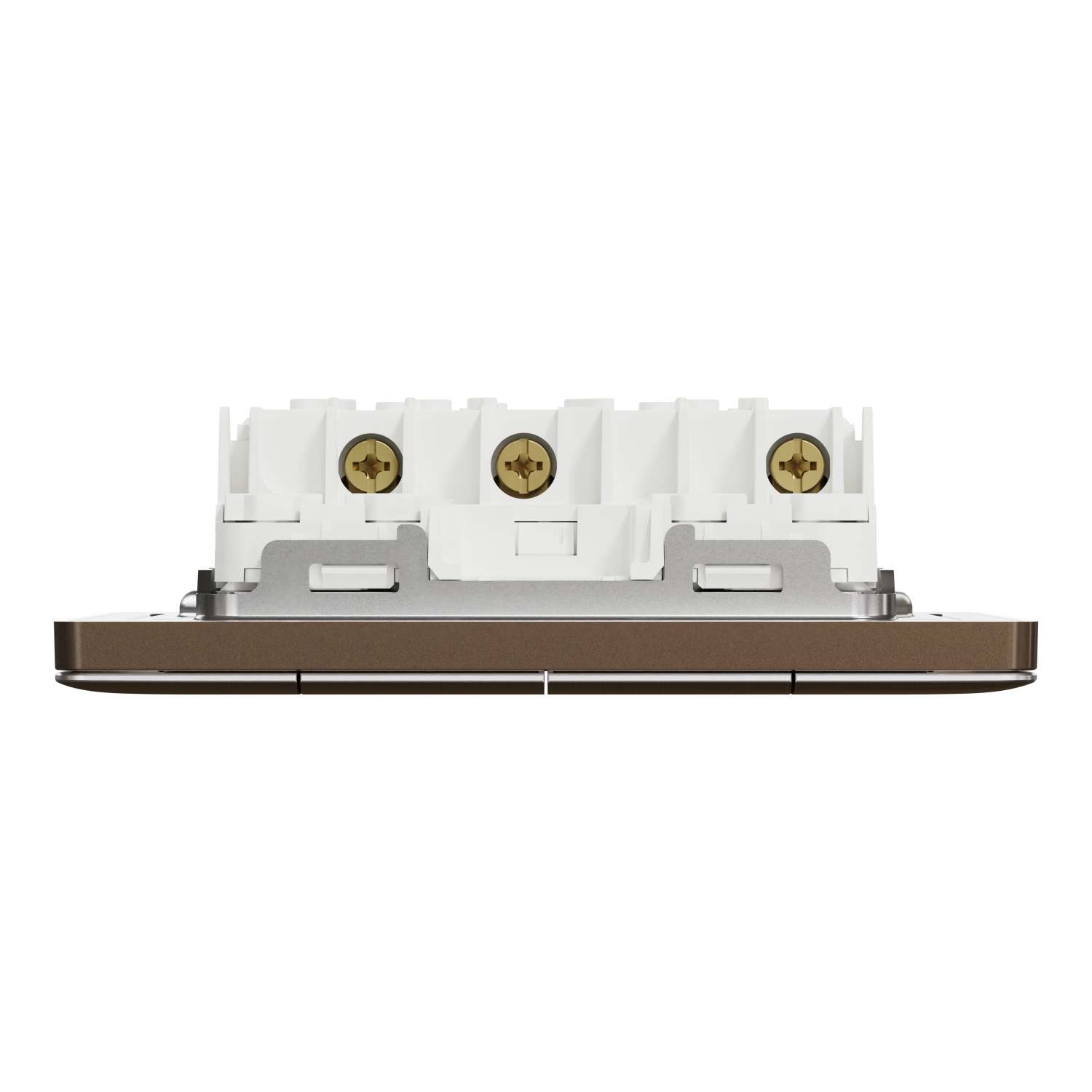 NUX34_1N_DB - Switch, Unica X, 1 way, 16AX, 250V, 4 gangs, with LED ...