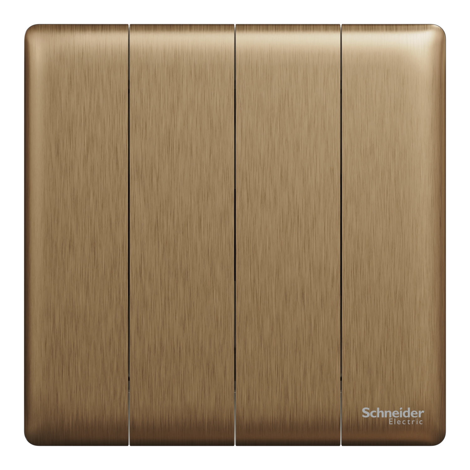 NUX34_2_DB - Switch, Unica X, 2 way, 16AX, 250V, 4 gangs, dark bronze ...