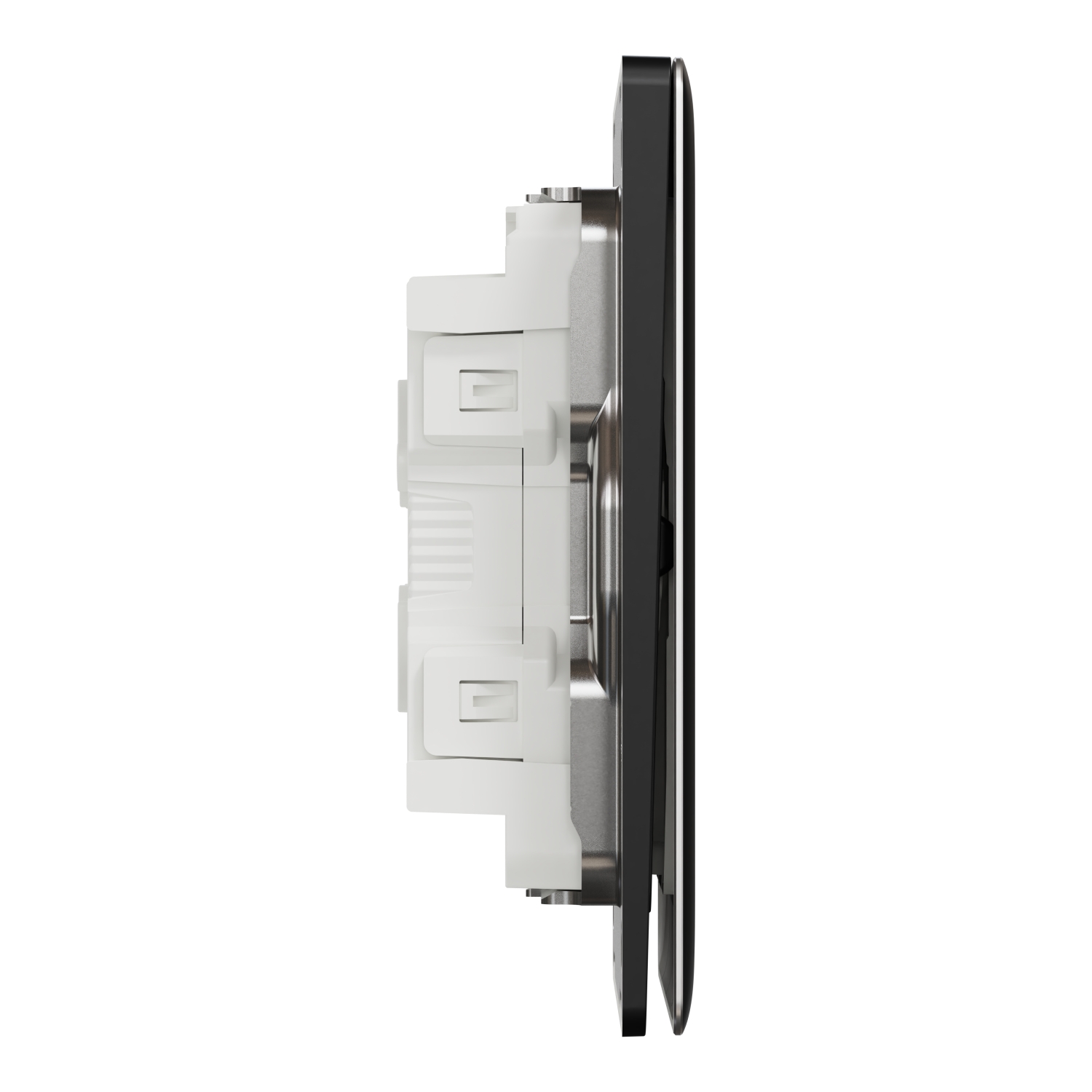 NUX34_2_JB - Switch, Unica X, 2 way, 16AX, 250V, 4 gangs, jet black | Schneider Electric Singapore