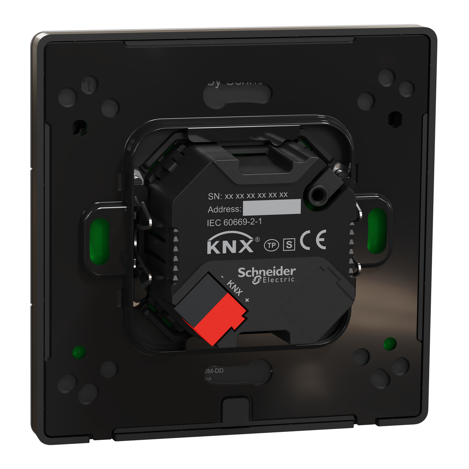 NUX6163_02_AB - Push button, Unica X, KNX, 6 key, antique brass | Schneider Electric UAE