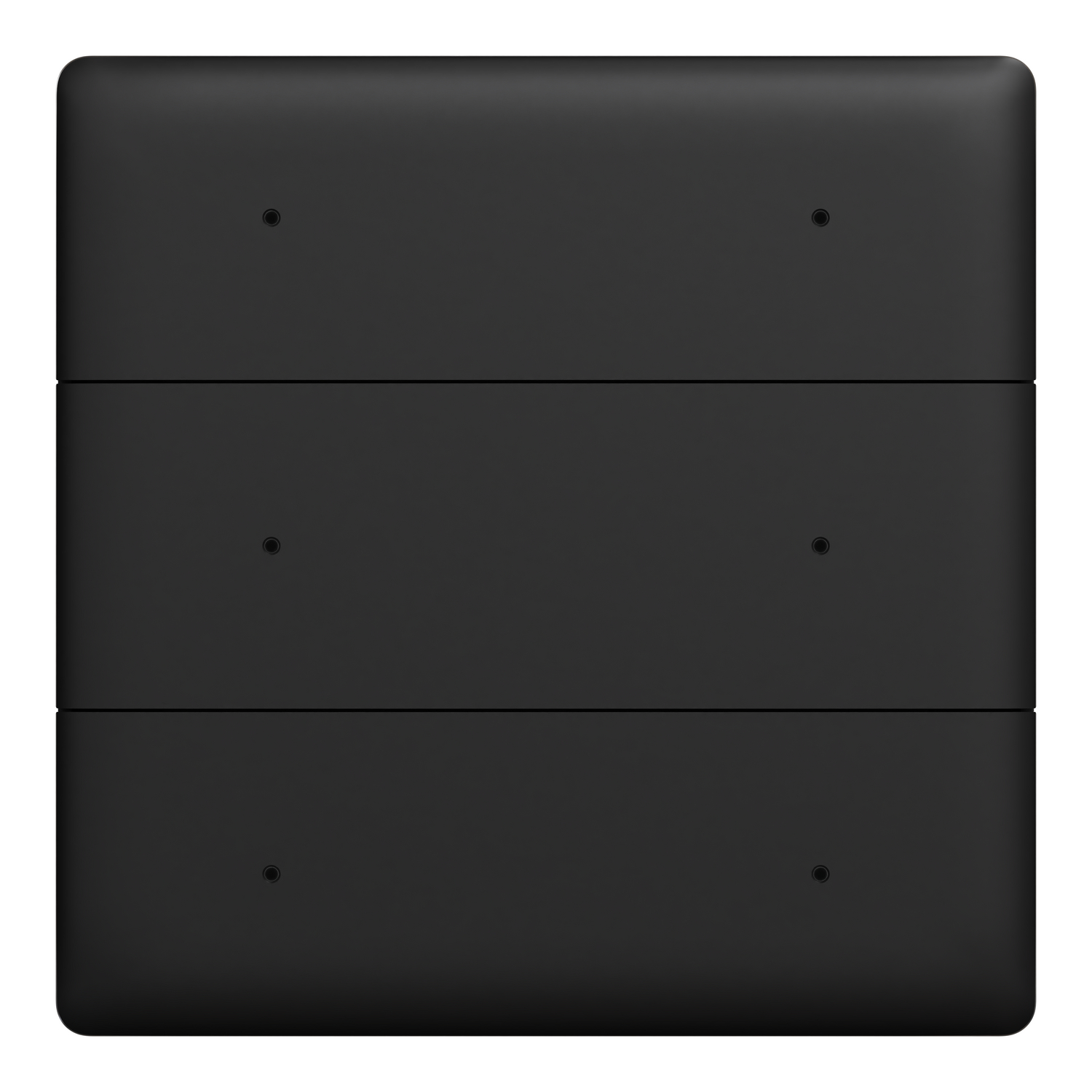 NUX6163_02_JB - Push button, Unica X, KNX, 6 key, jet black | Schneider ...