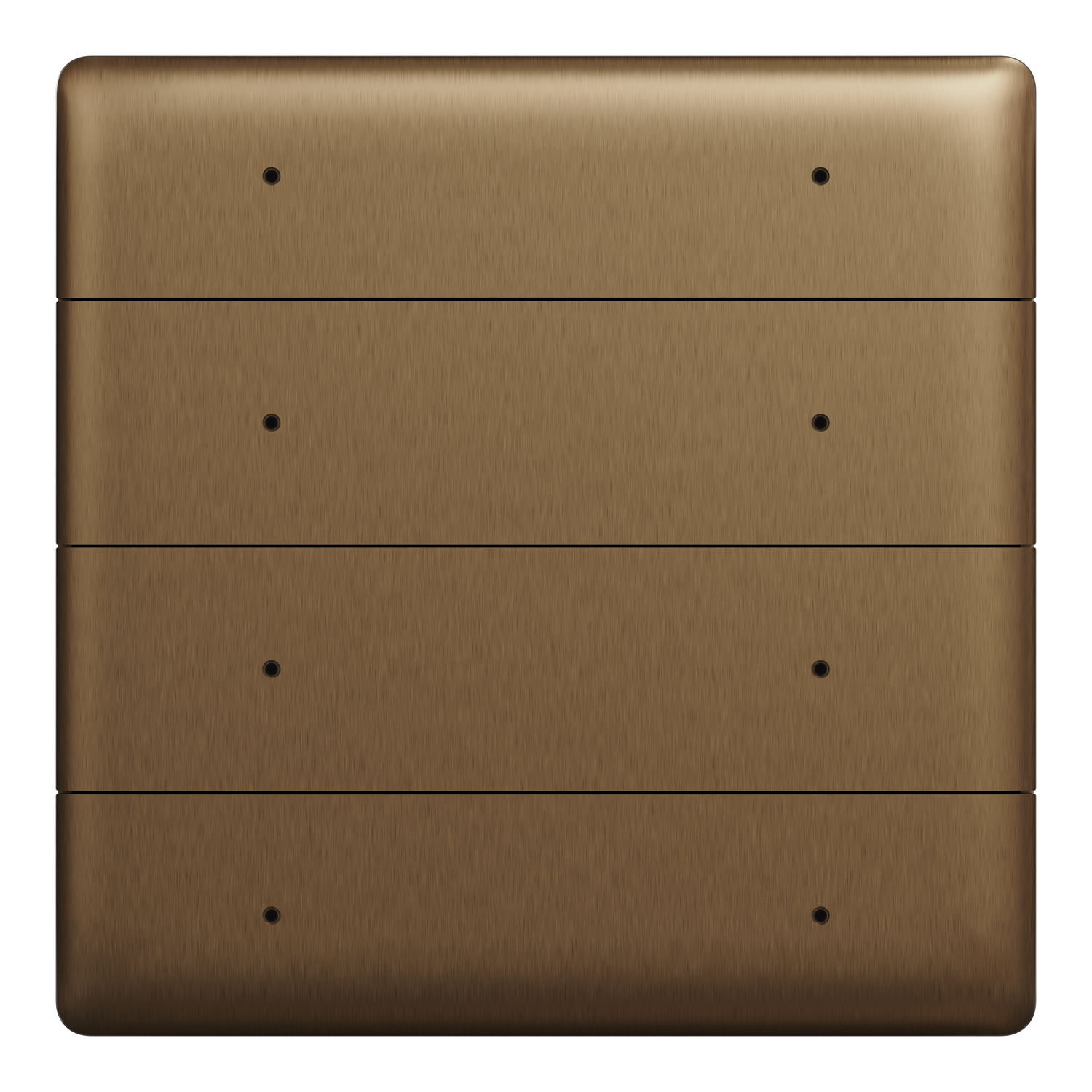 NUX6164_02_DB - Push button, Unica X, KNX, 8 key, dark bronze ...