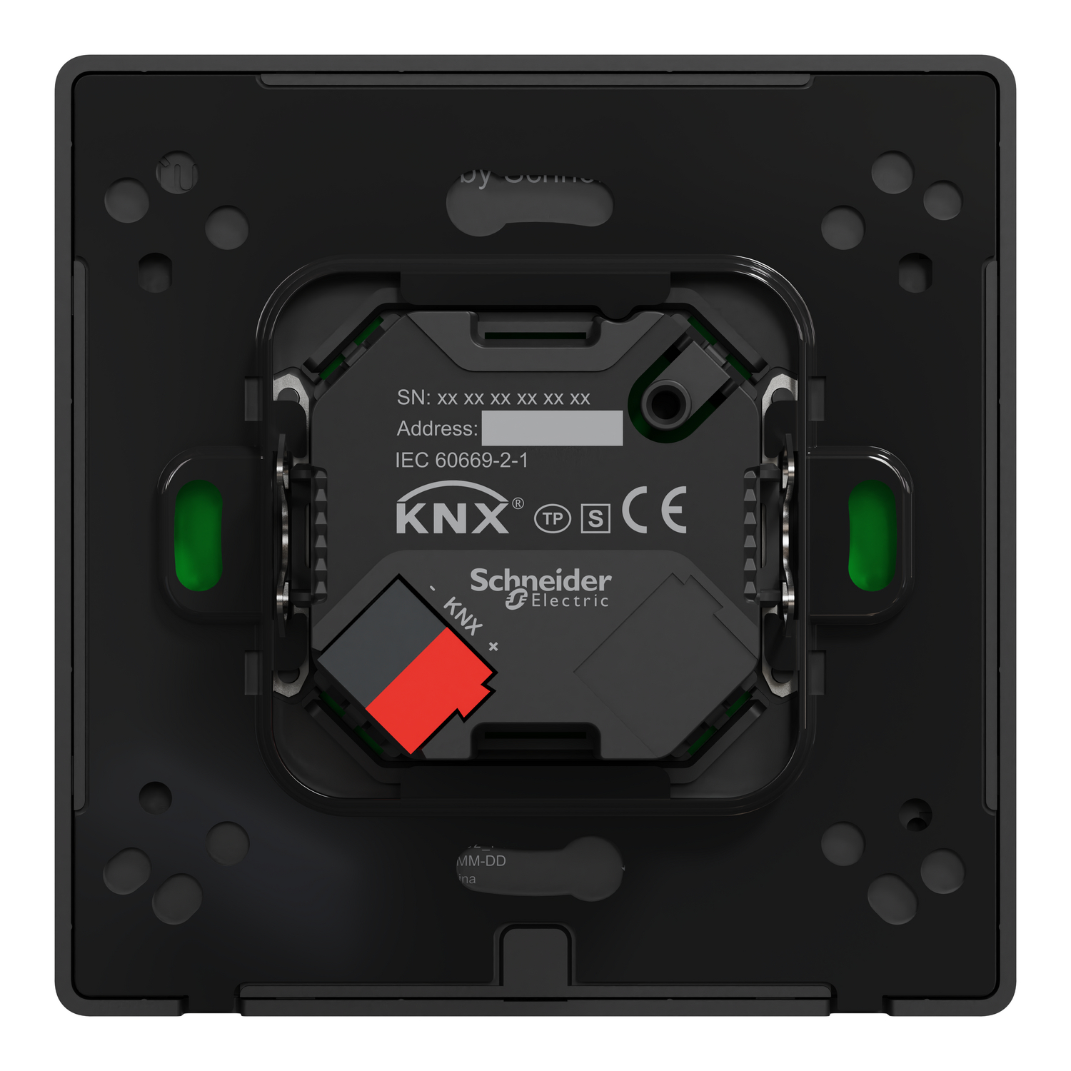 NUX6164_02_JB - Push button, Unica X, KNX, 8 key, jet black | Schneider Electric UAE