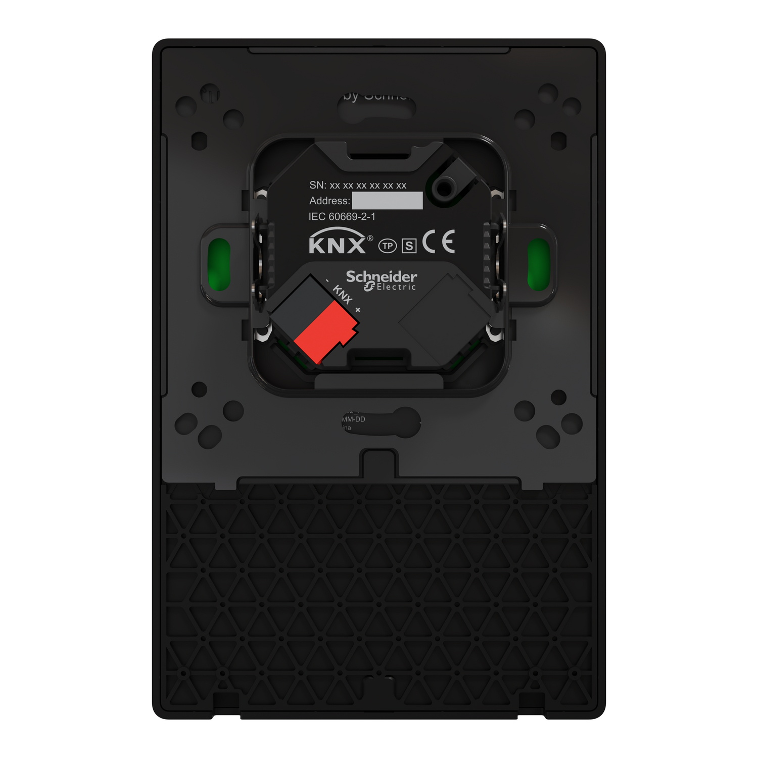 NUX6214_02_PW - Thermostat with push button, Unica KNX, 8 operating ...