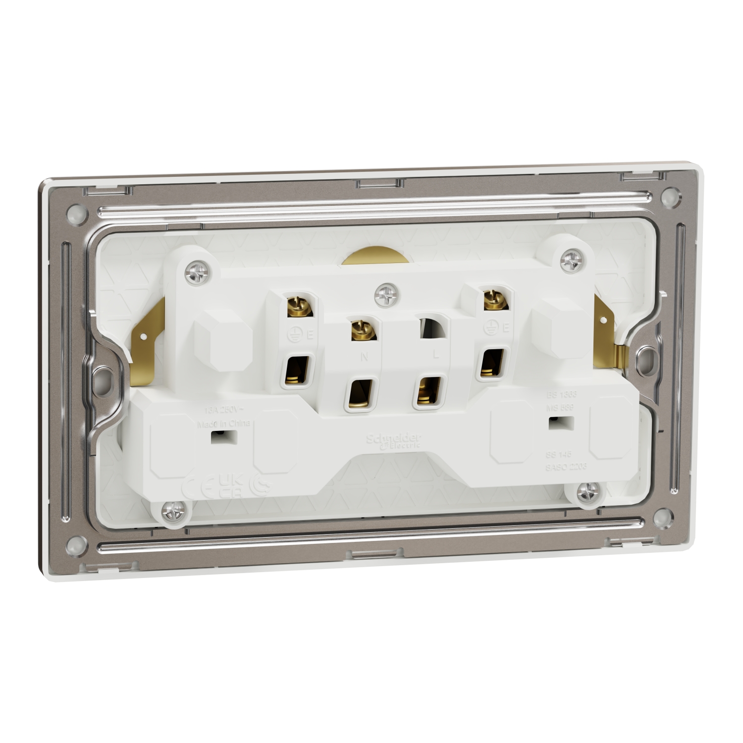 NUXT426_DB - Socket outlet, Unica X, 13A, 250V, dark bronze | Schneider ...