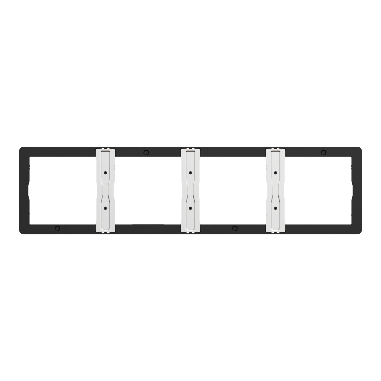 NUX_41_JB - Cover frame, Unica X, 4 gangs, matt, jet black | Schneider ...