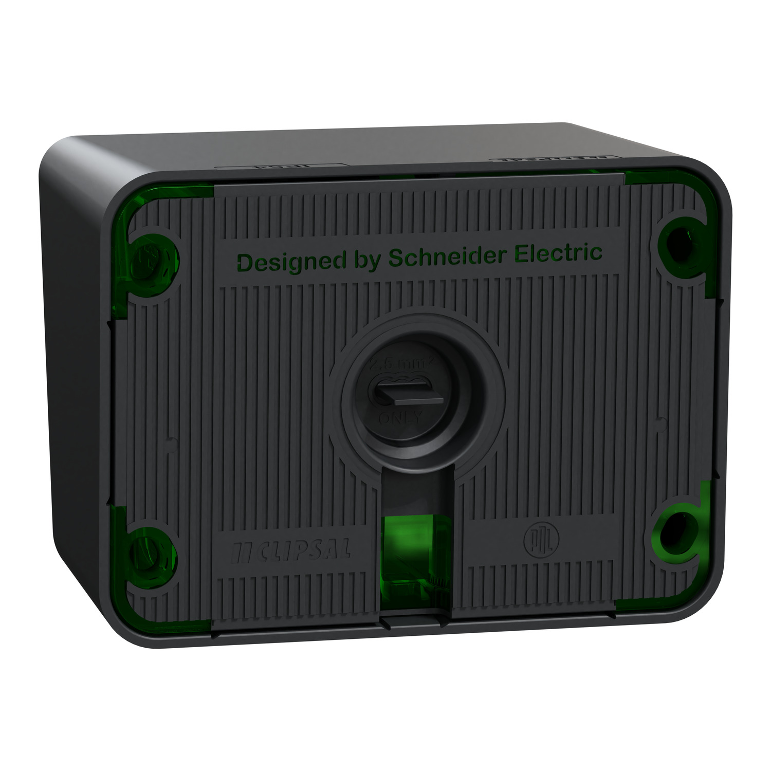 O3025-BK - Twin Switched Socket Outlet, Clipsal Iconic Outdoor ...