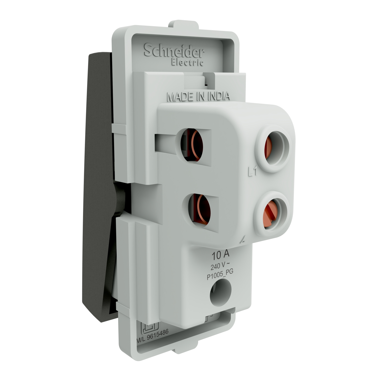 P1005_PG_N - Switch, Livia, bell push, 10A, 240V, 1 module, painted ...