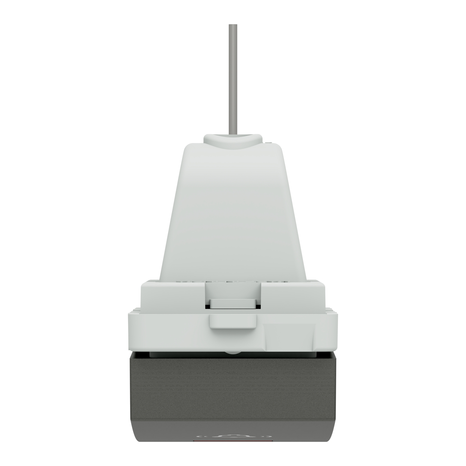 P1085_PG - Switch, Livia, 10A, bell push, with indicator, painted grey ...