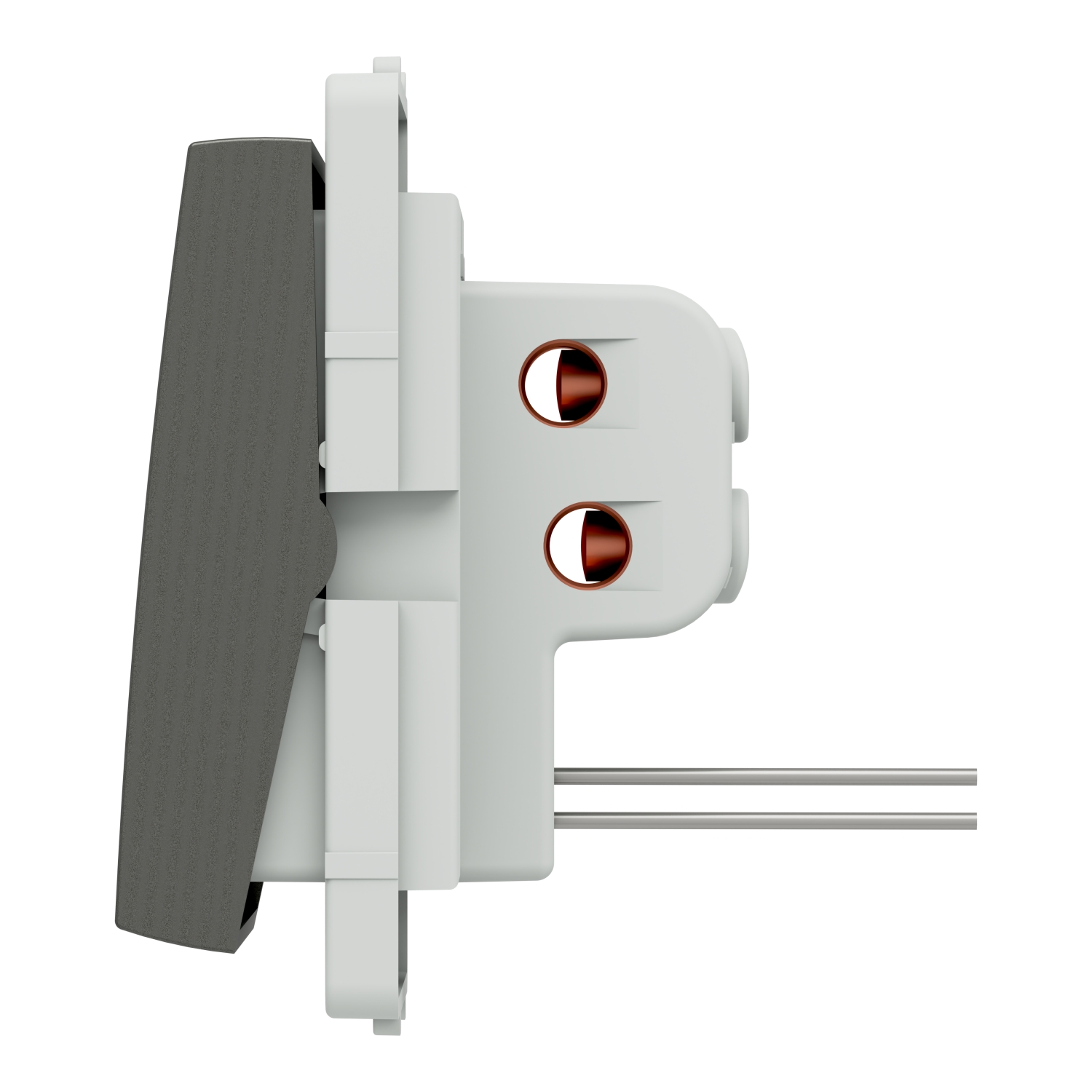 P1086_PG_N - Switch, Livia, 10A, bell push, with indicator, 2 module ...