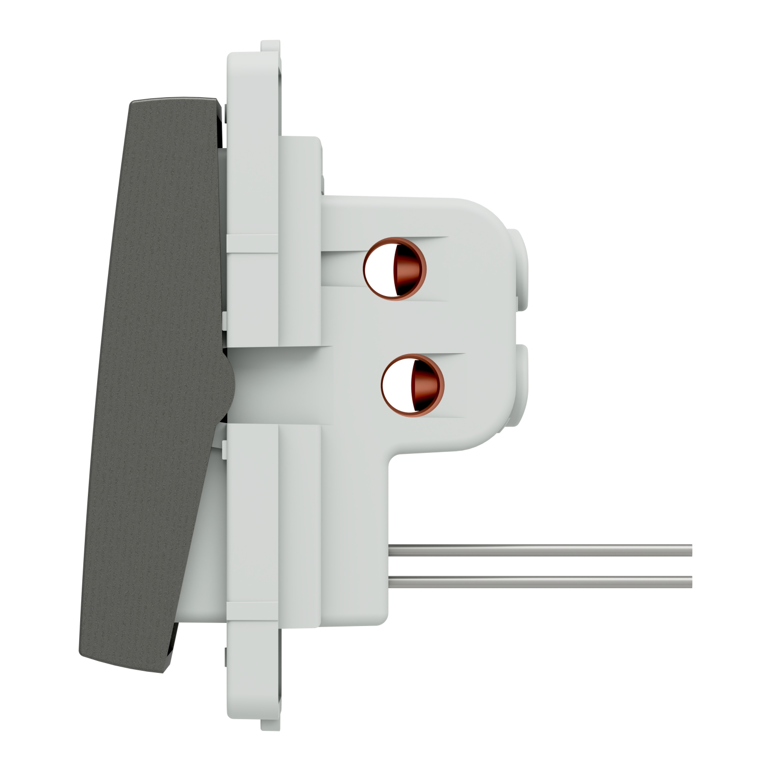 P11201_PG - Switch, Livia, 20A, 1 way, 1 module, with indicator ...