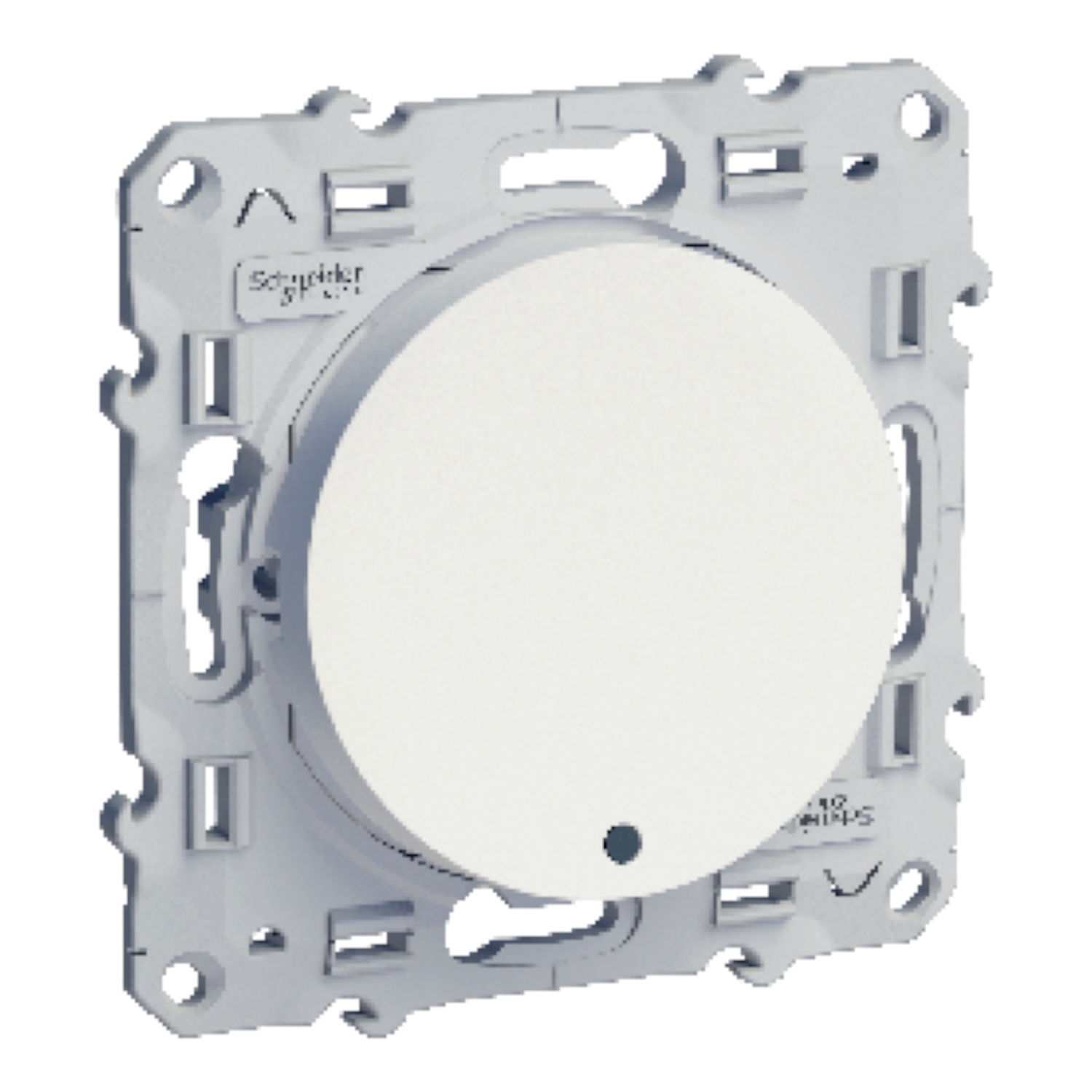 S52D276 - Odace, push-button, 10 A, white luminous | Schneider Electric ...