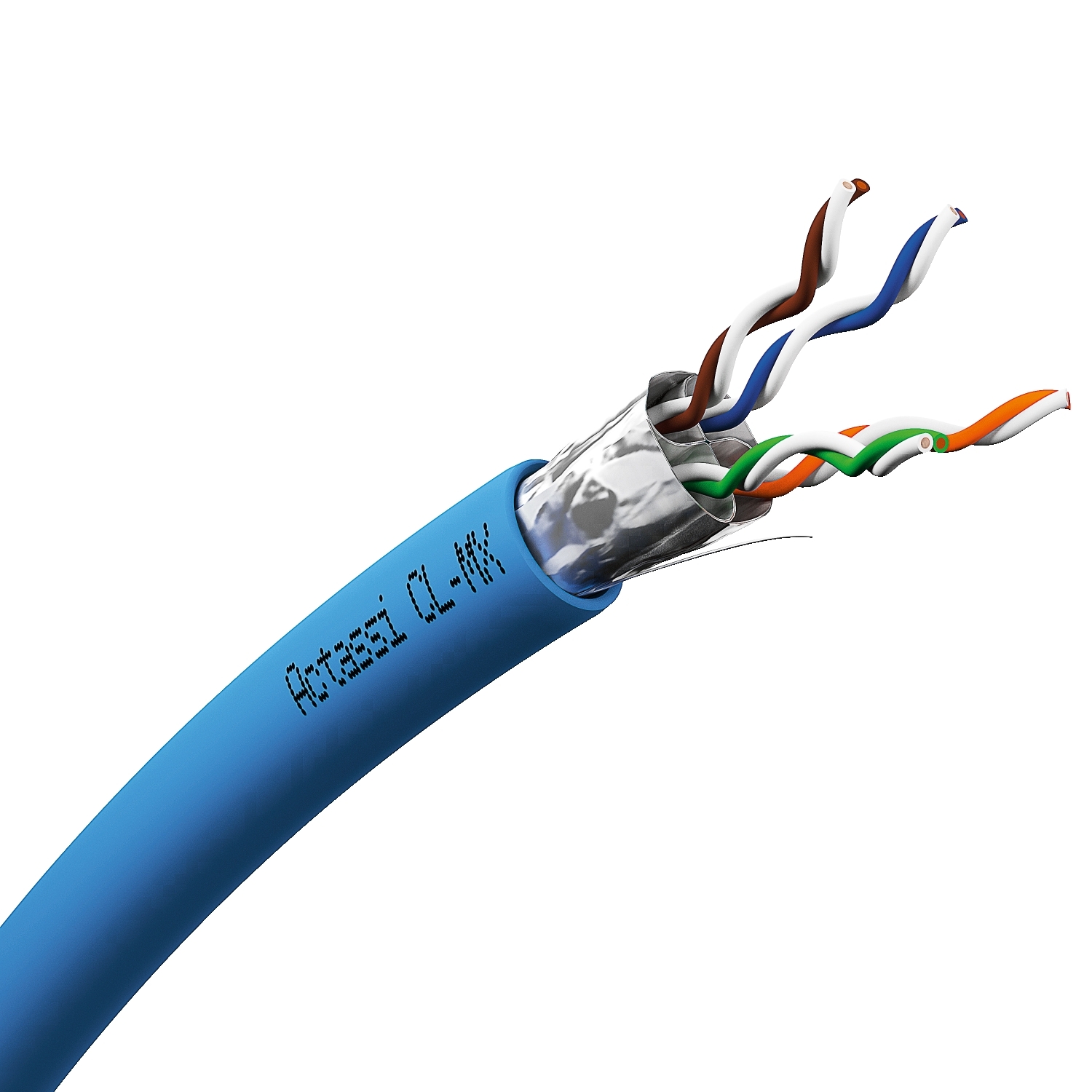 VDIC68X228F01 - Actassi - câble CL-MX Cat 6A F/FTP - 2x4 paires 100Ω ...