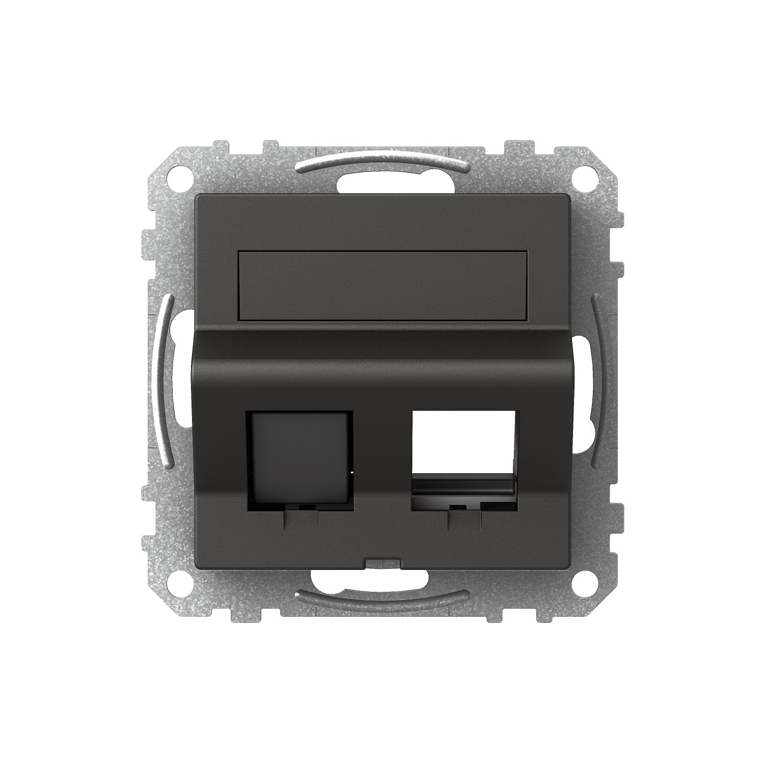 WDE003420 - Centrumplatta, Exxact, vinklad, RJ45, Actassi S-One ...