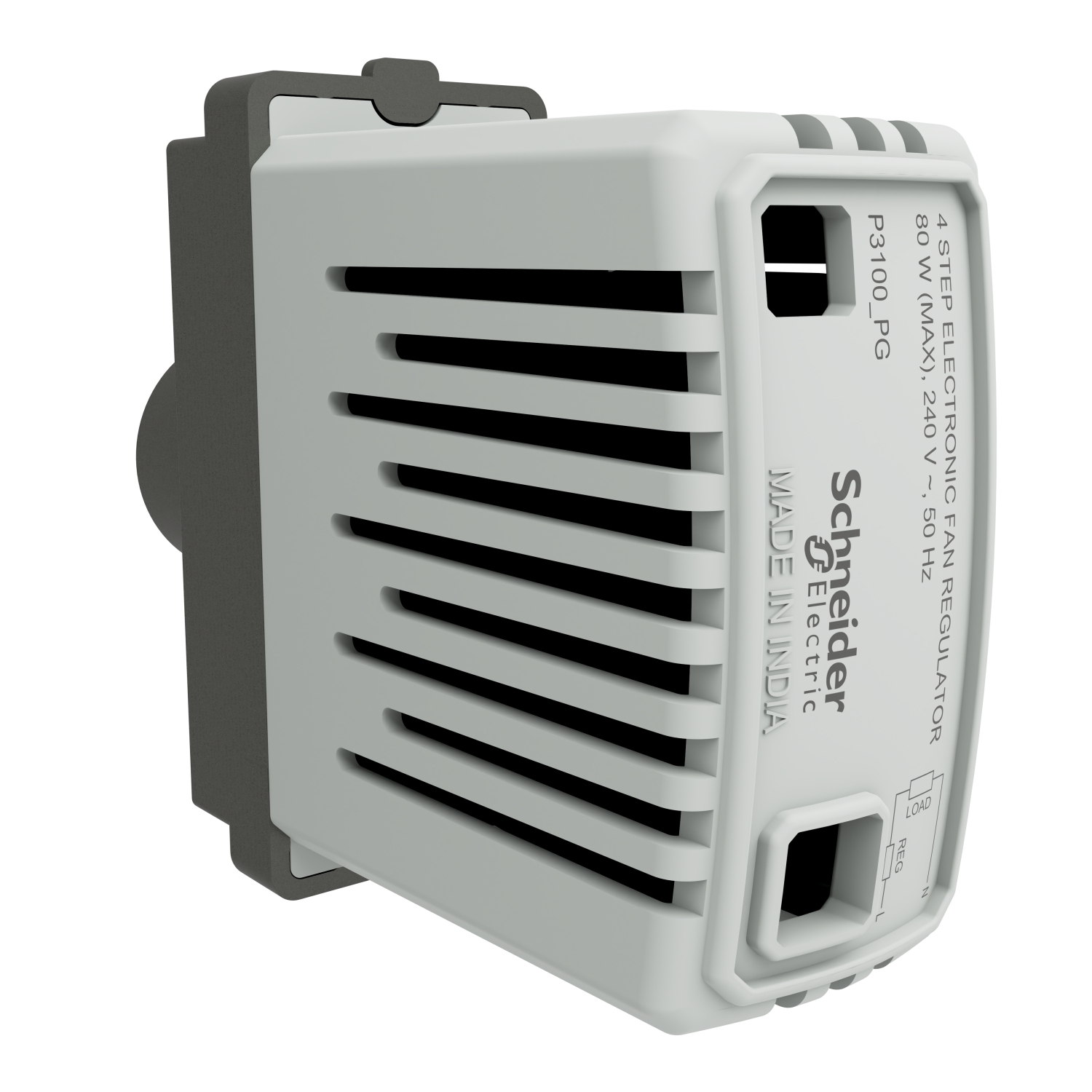 P3100_PG - Fan regulator, Livia, step type, 1 gang, 1 module, painted ...