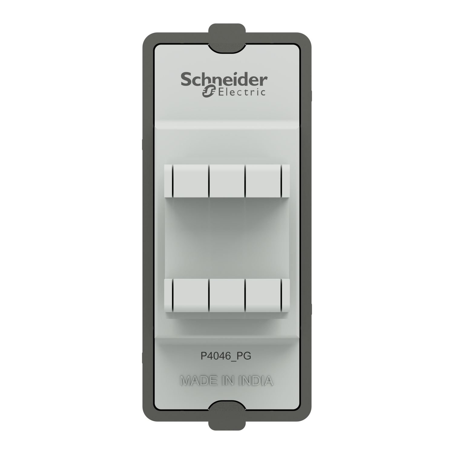 P4046_PG - Data socket, Livia, RJ45, cat6, painted grey | Schneider ...