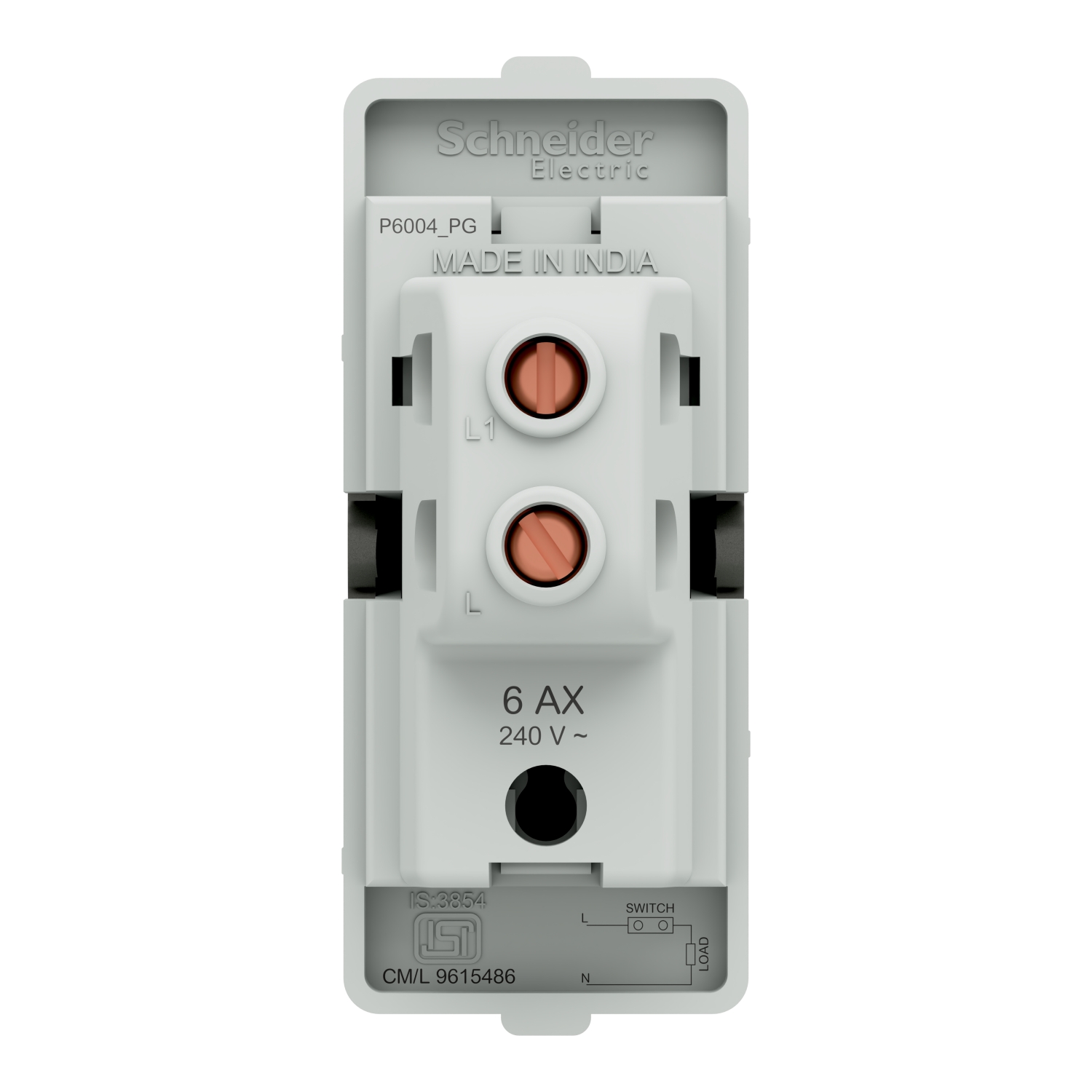 P6004_PG - MMR Switch, Livia, Painted Grey | Schneider Electric India