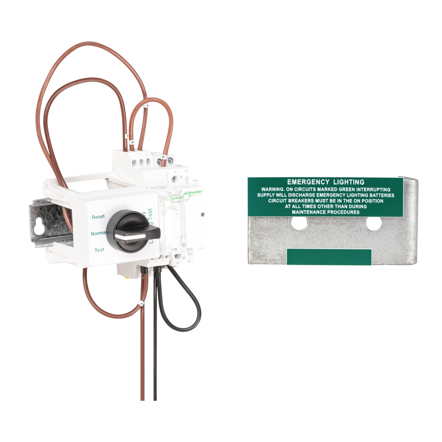 PBELKIT2 - Emergency Light Kit, Acti9, 2 N/C, Selector Switch ...