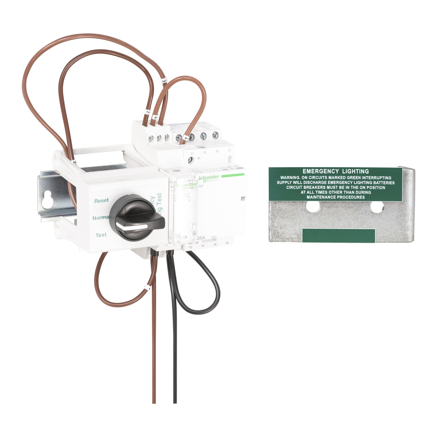 PBELKIT4 - Emergency Light Kit, Acti9, 4 N/C, Selector Switch ...