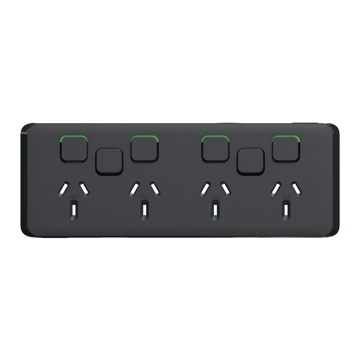 PDL395H4XXC-XB - Quad Power Point Skin with 2 extra switches, Iconic ...