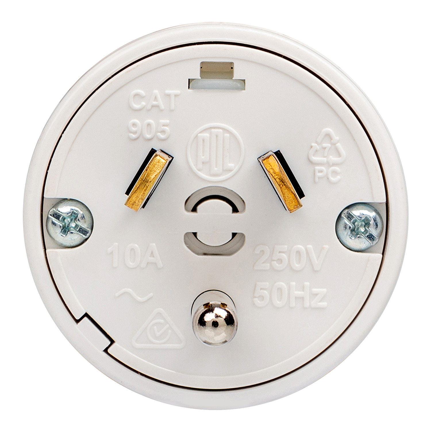 PDL905RWH - Back Entry Rewirable Heavy Duty Plug With Round Earth Pin ...