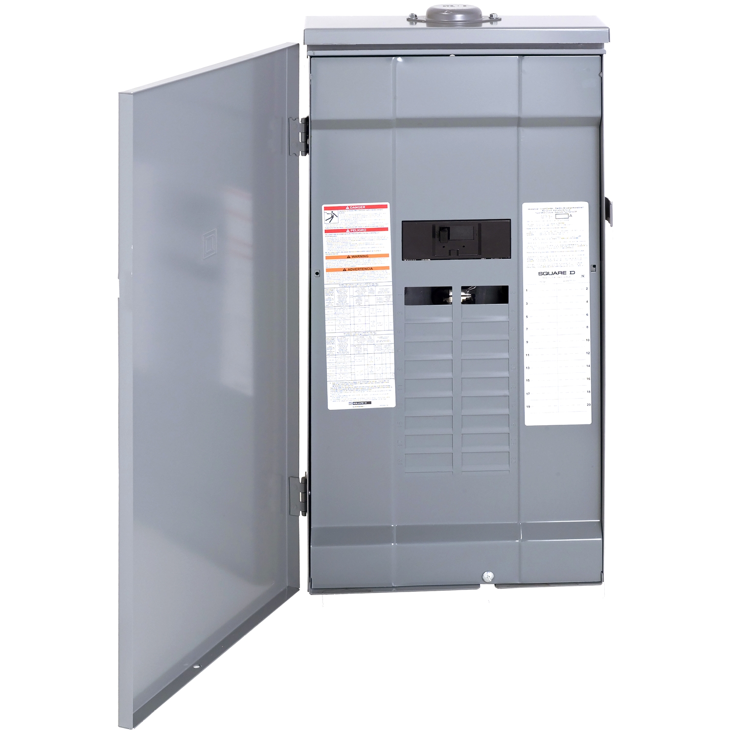 HOM2040M200PRB - Load center, Homeline, 1 phase, 20 spaces, 40 circuits ...