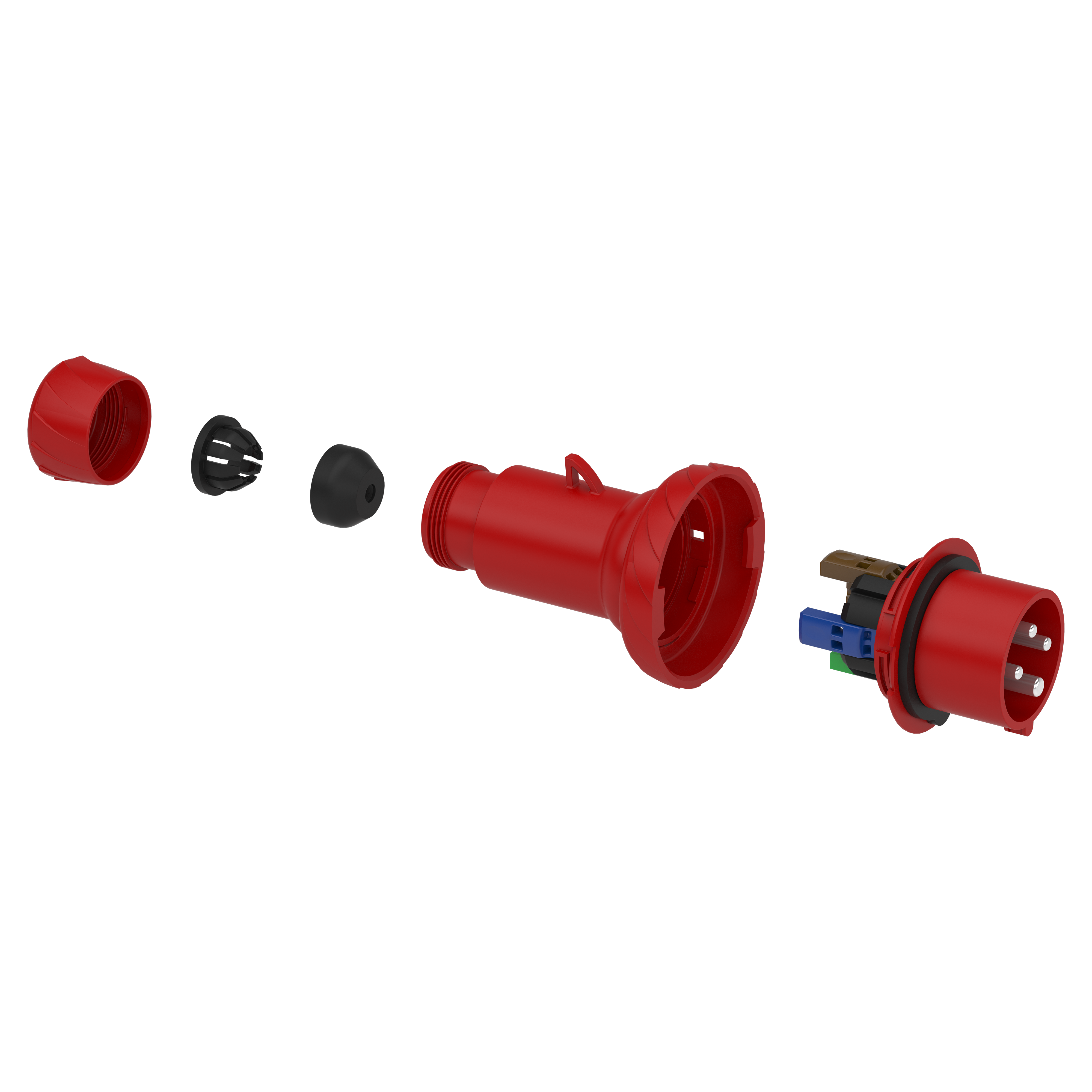 Mureva PK Wander Plug fast connection 16A 3P-N 380-415V IP67 - TI ...