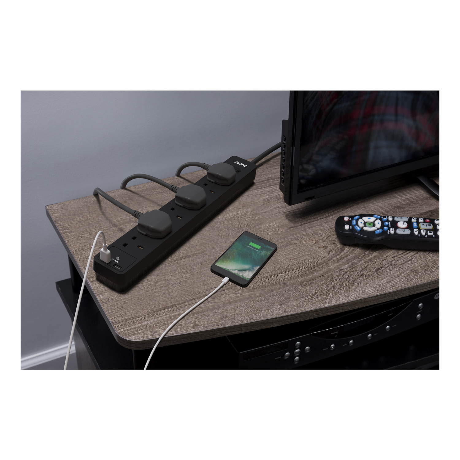 PME6U2B-UK - APC SurgeArrest Essential Surge Protector, 6x BS1363 ...