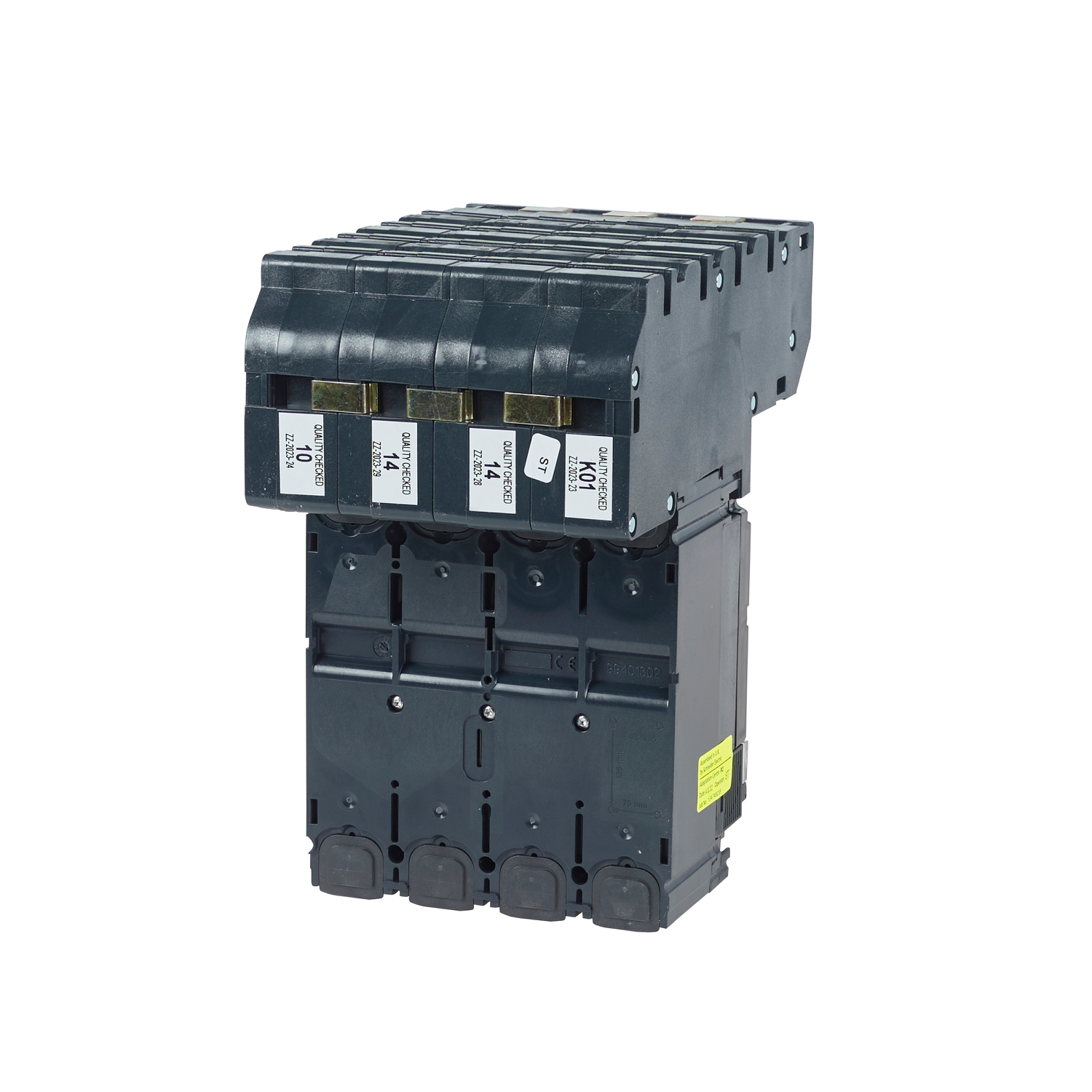 PP41004X36ML2 - Molded case circuit breaker, PowerPacT 4, 4P, Icu 36kA ...