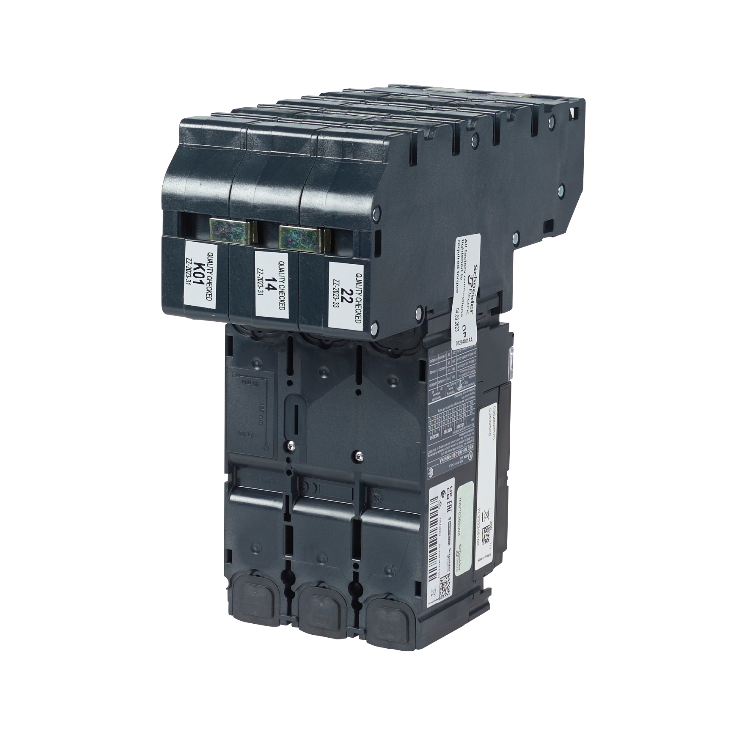PP41603NATX - Switch disconnector, PowerPacT 4, top entry, 3 poles ...