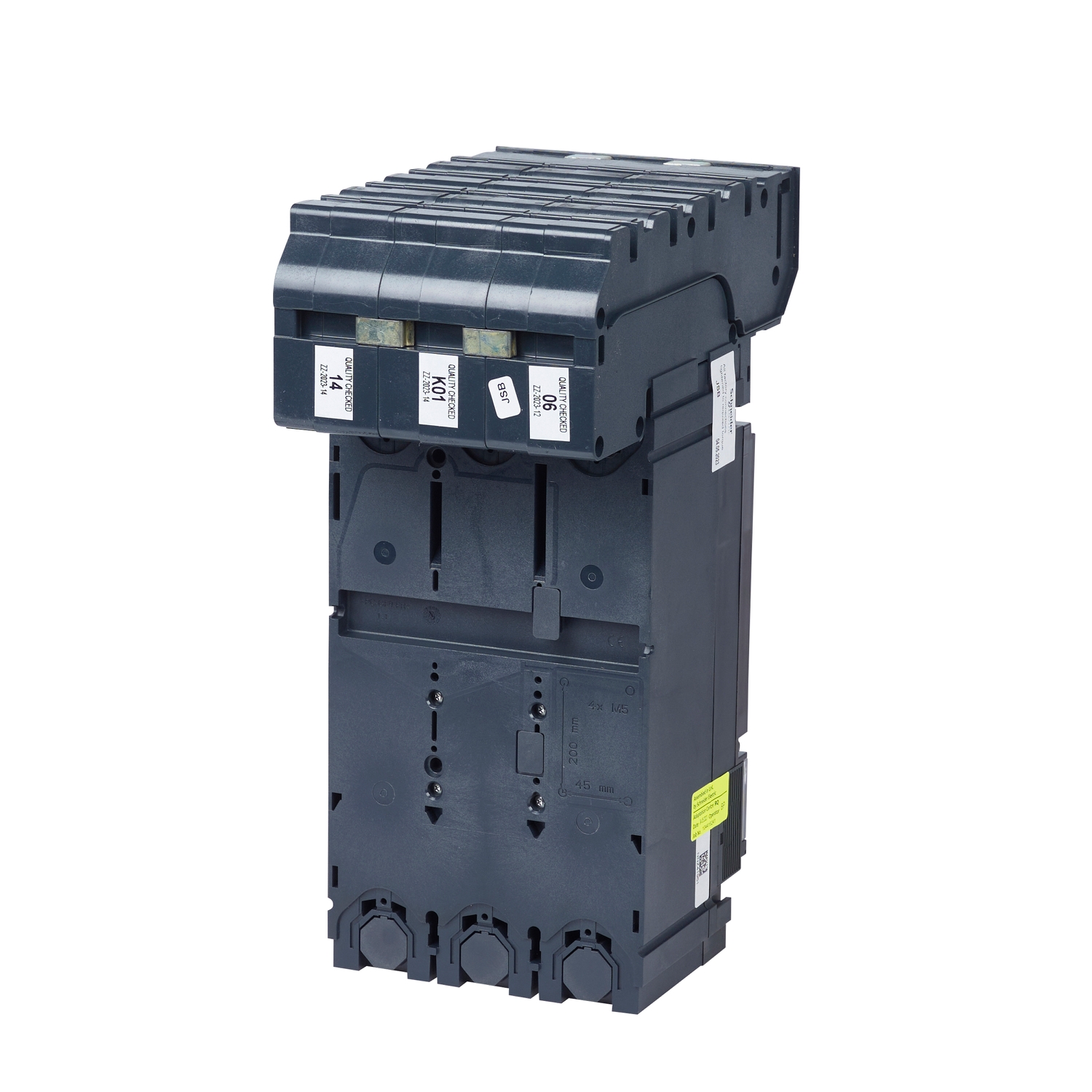 PP44003X50ML5 - Molded case circuit breaker, PowerPacT 4, 3P, Icu 50kA ...