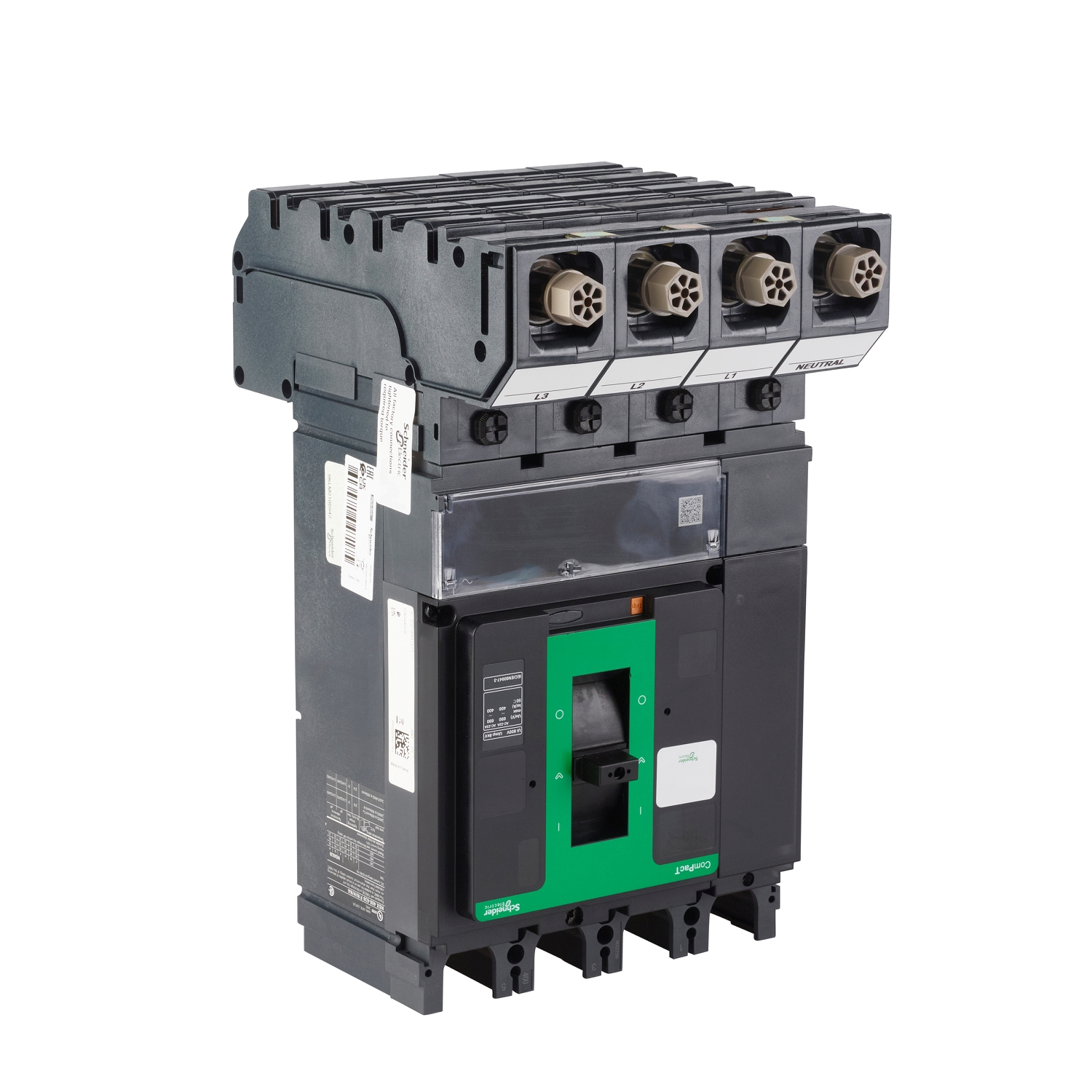 PP44004NATX - Switch disconnector, PowerPacT 4, top entry, 4 poles ...